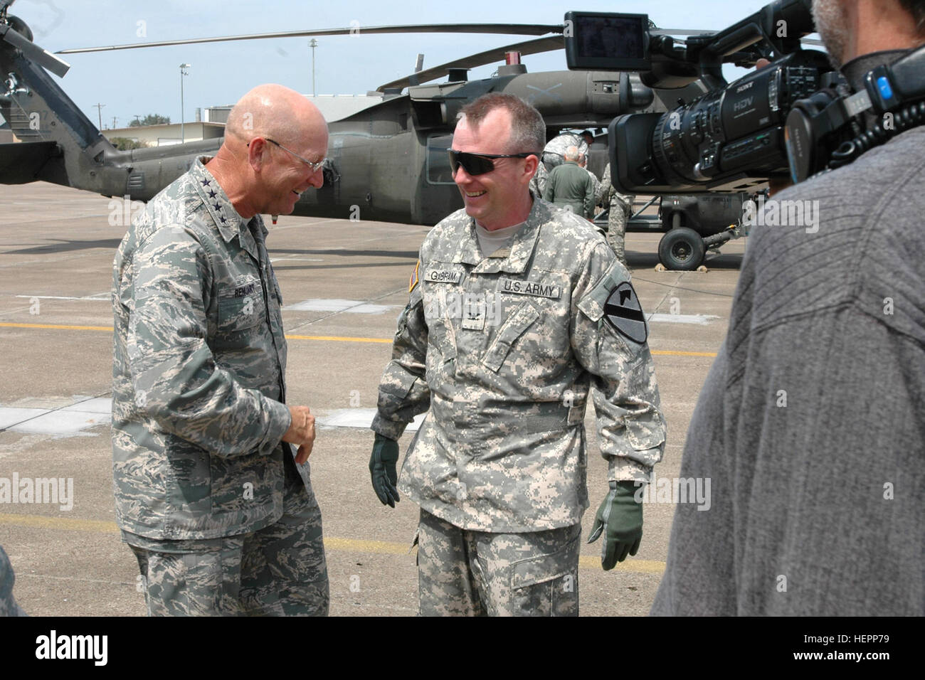 General Victor Renuart Jr. (left), the commanding general of U.S ...