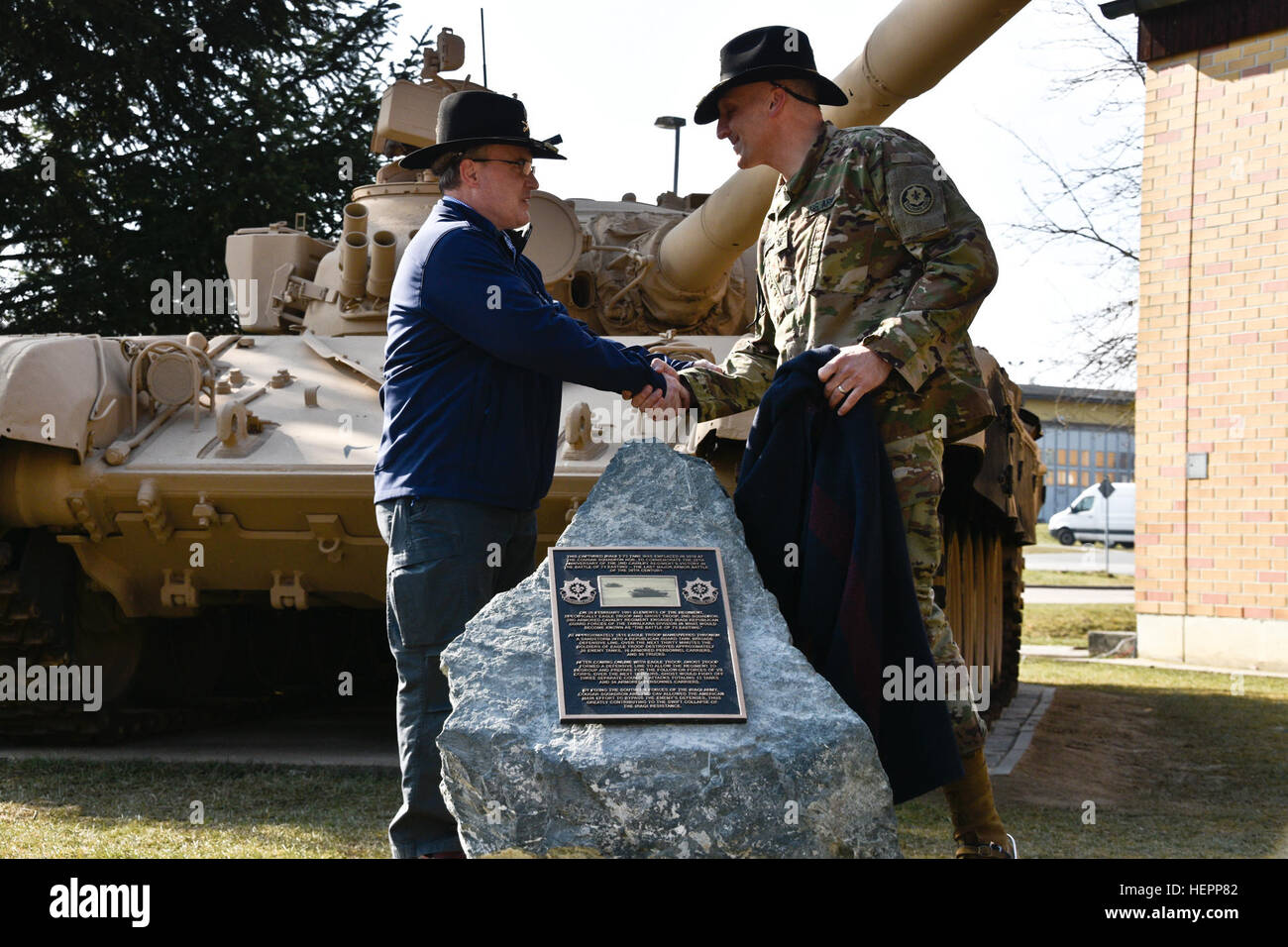 Battle of 73 easting ceremony hi-res stock photography and images - Alamy