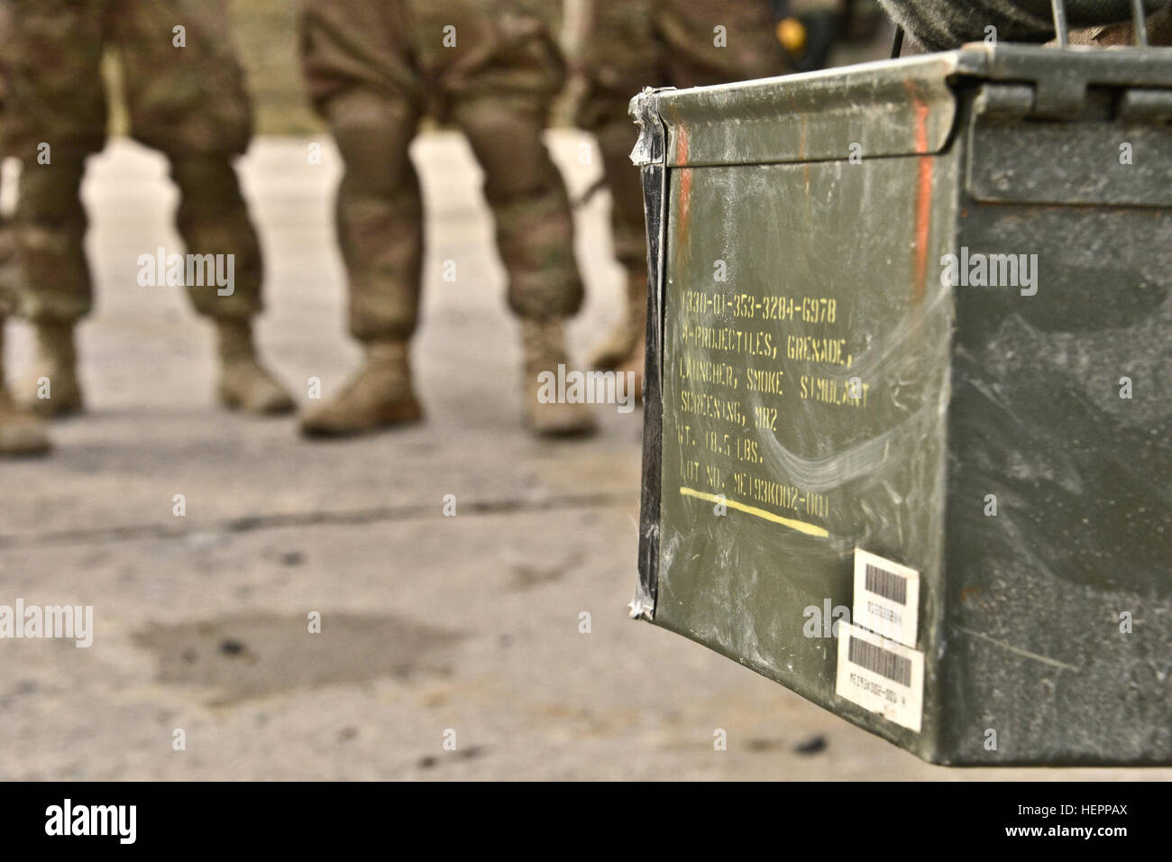 A trooper assigned to Reaper Troop, 4th Squadron, 2nd Cavalry Regiment ...
