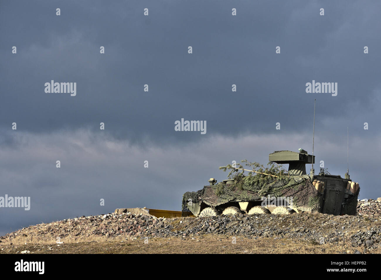 M1134 Anti Tank Guided Missile Vehicle High Resolution Stock ...