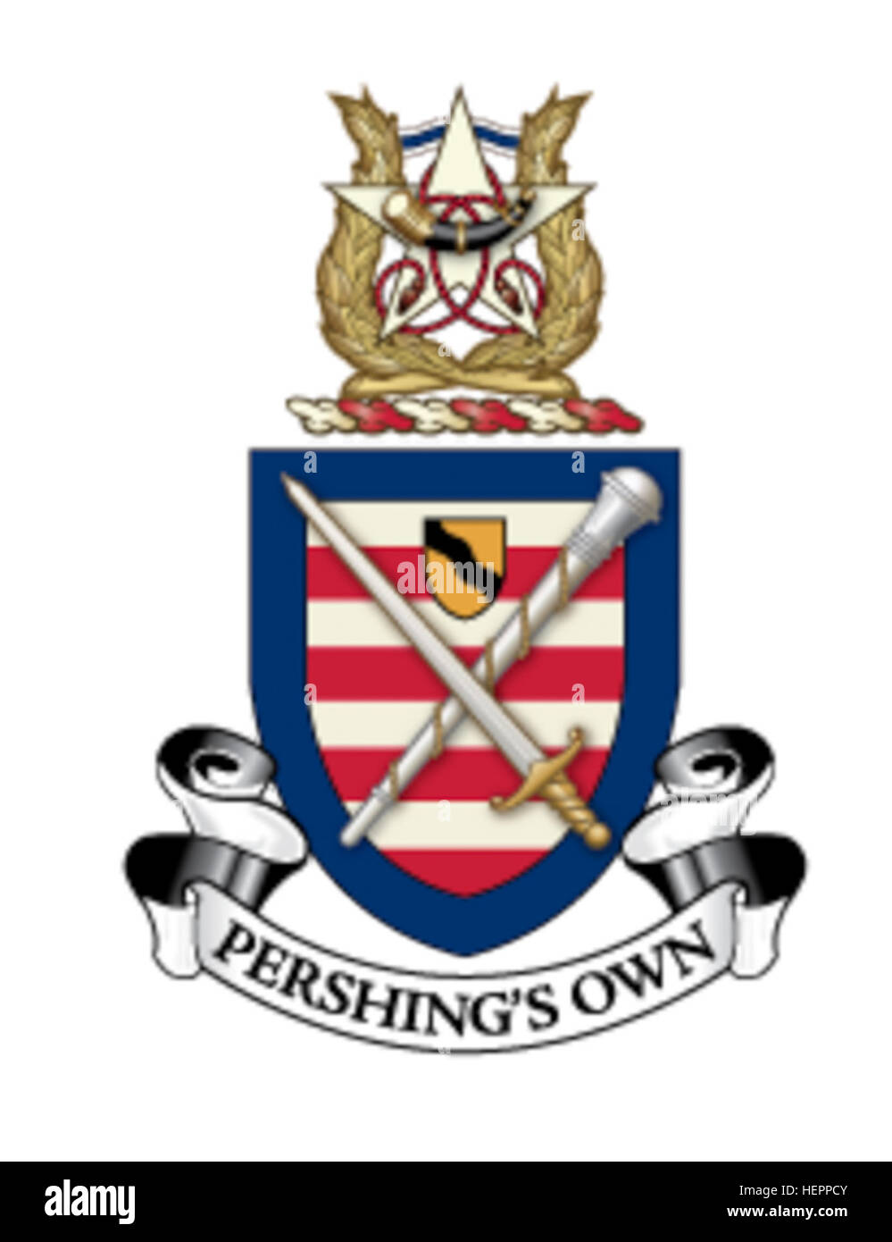 Distinctive Unit Insignia - US Army Band Stock Photo - Alamy