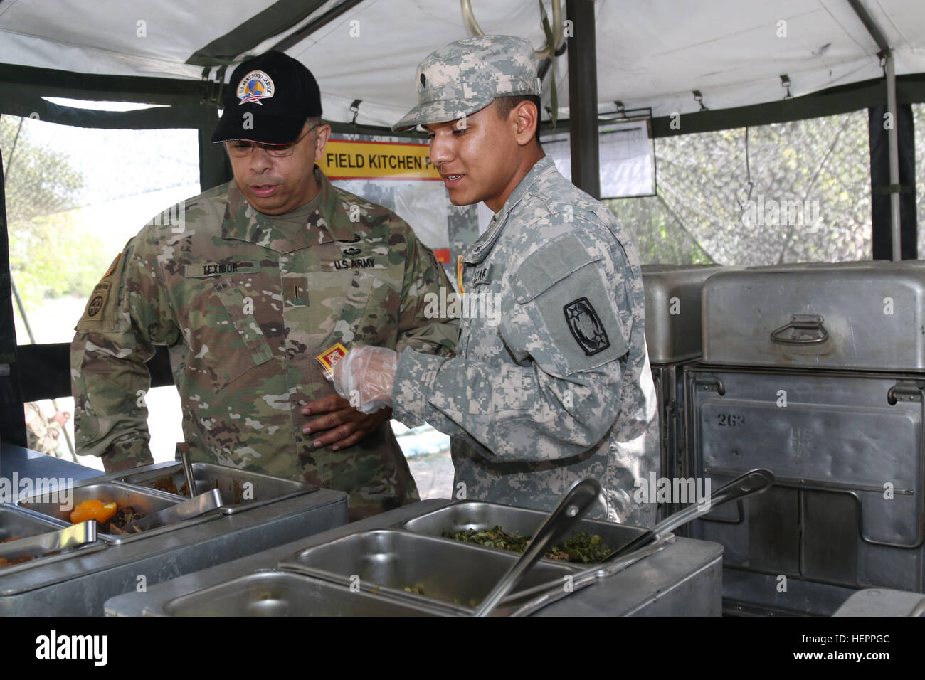 Spc. Ruben Alvarado, a culinary specialist with 69th Air Defense ...