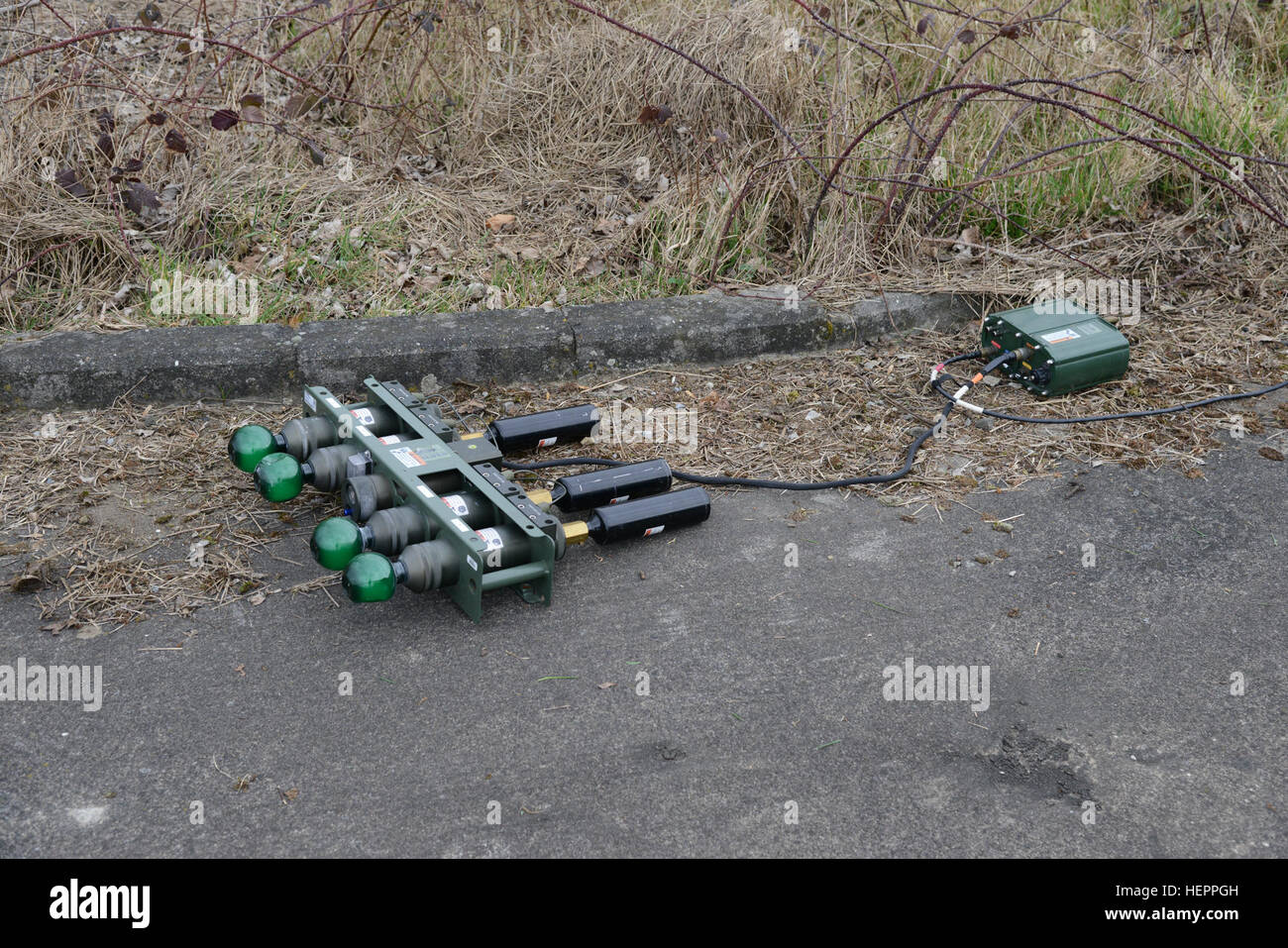 Improvised explosive device effects simulator hi-res stock photography ...