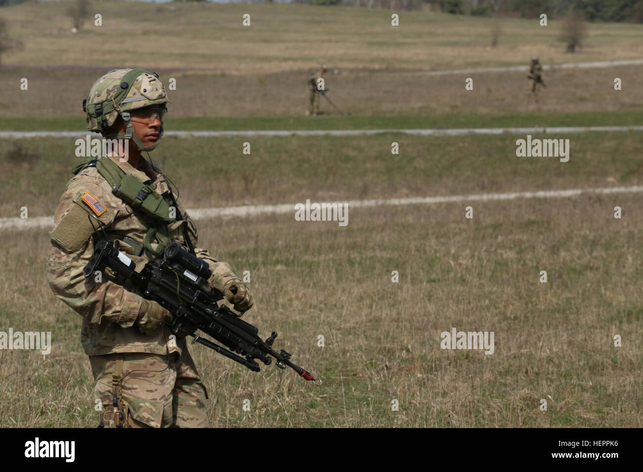U.S. Soldiers of Bravo Company, 54th Brigade Engineer Battalion, 173rd ...