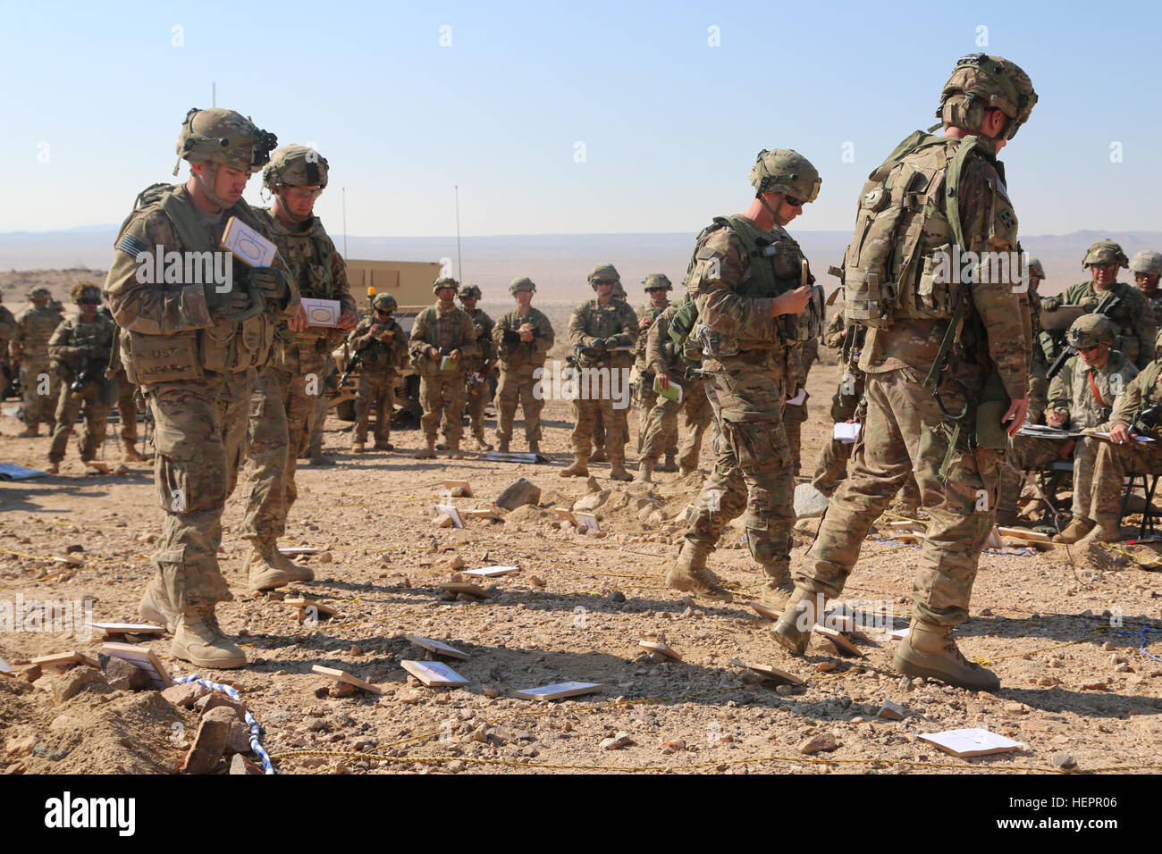 U.S. Army Soldiers of 1st Battalion, 67th Armored Regiment, 3rd Brigade ...