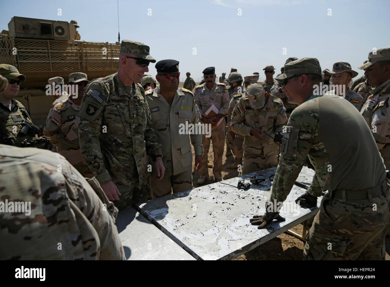 U.S. Army leaders review training and future capabilities at Besmaya ...