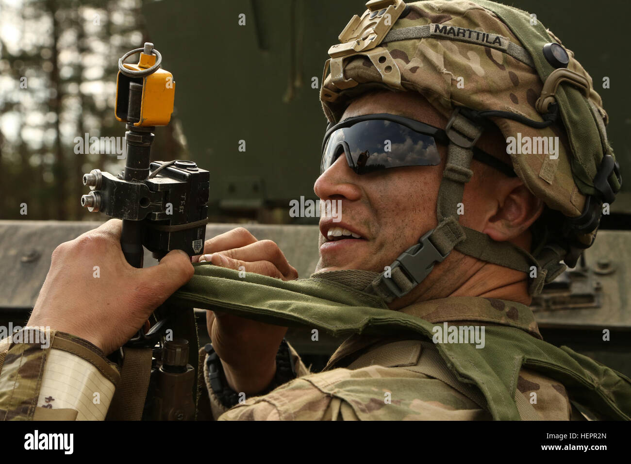 A U.S. Soldier of 1st Battalion, 503rd Infantry Regiment, 173rd ...