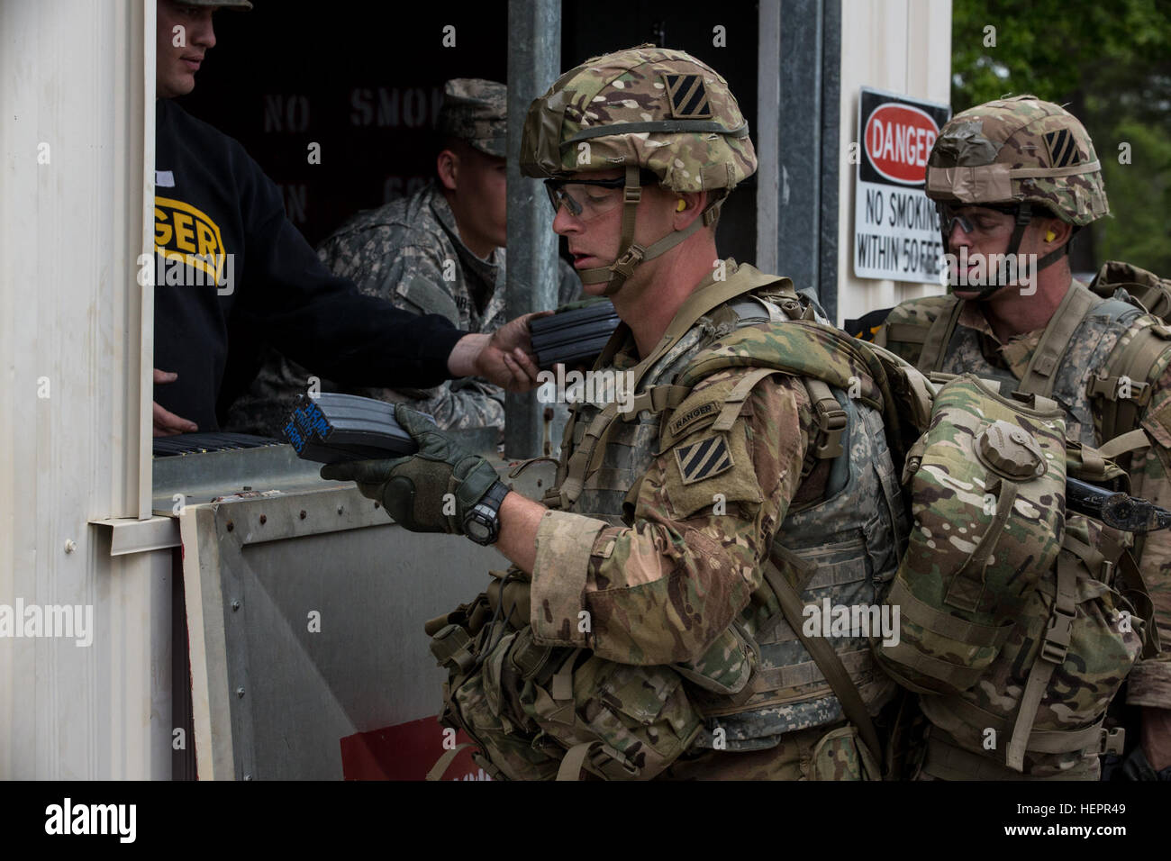 U.S. Army Capt. Timothy Moore and Capt. Henry James , assigned to the ...