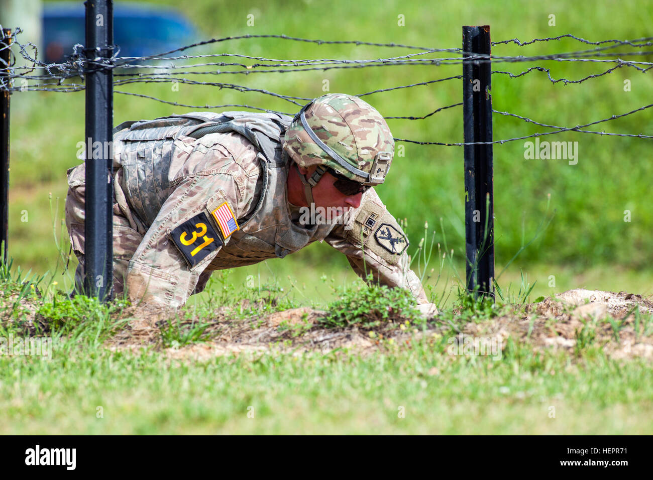 U.S. Army Ranger Capt. Michael Blanchard, from the Maneuver Center of ...