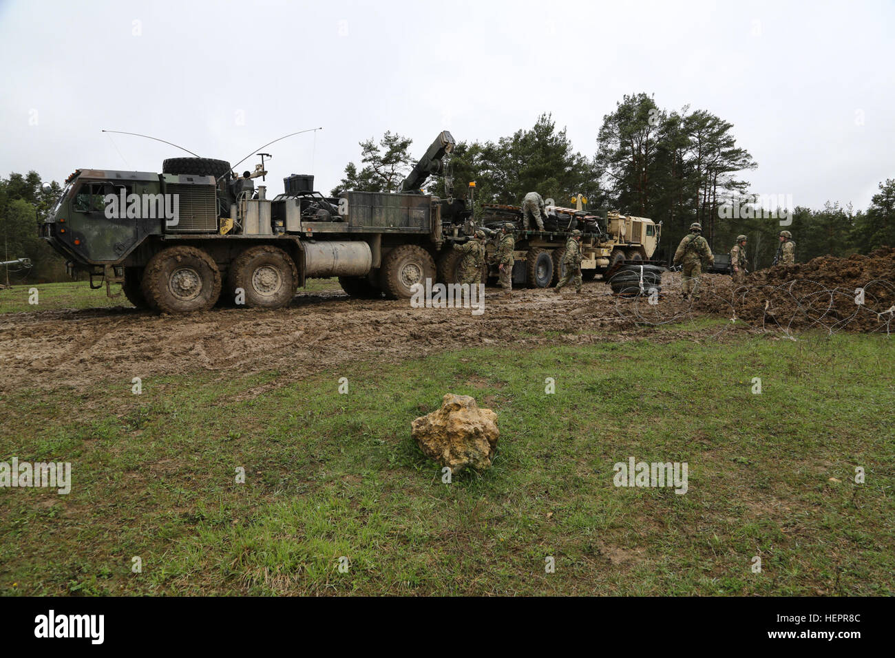 U.S. Soldiers of Fox Company, 4th Battalion, 319th Airborne Field ...