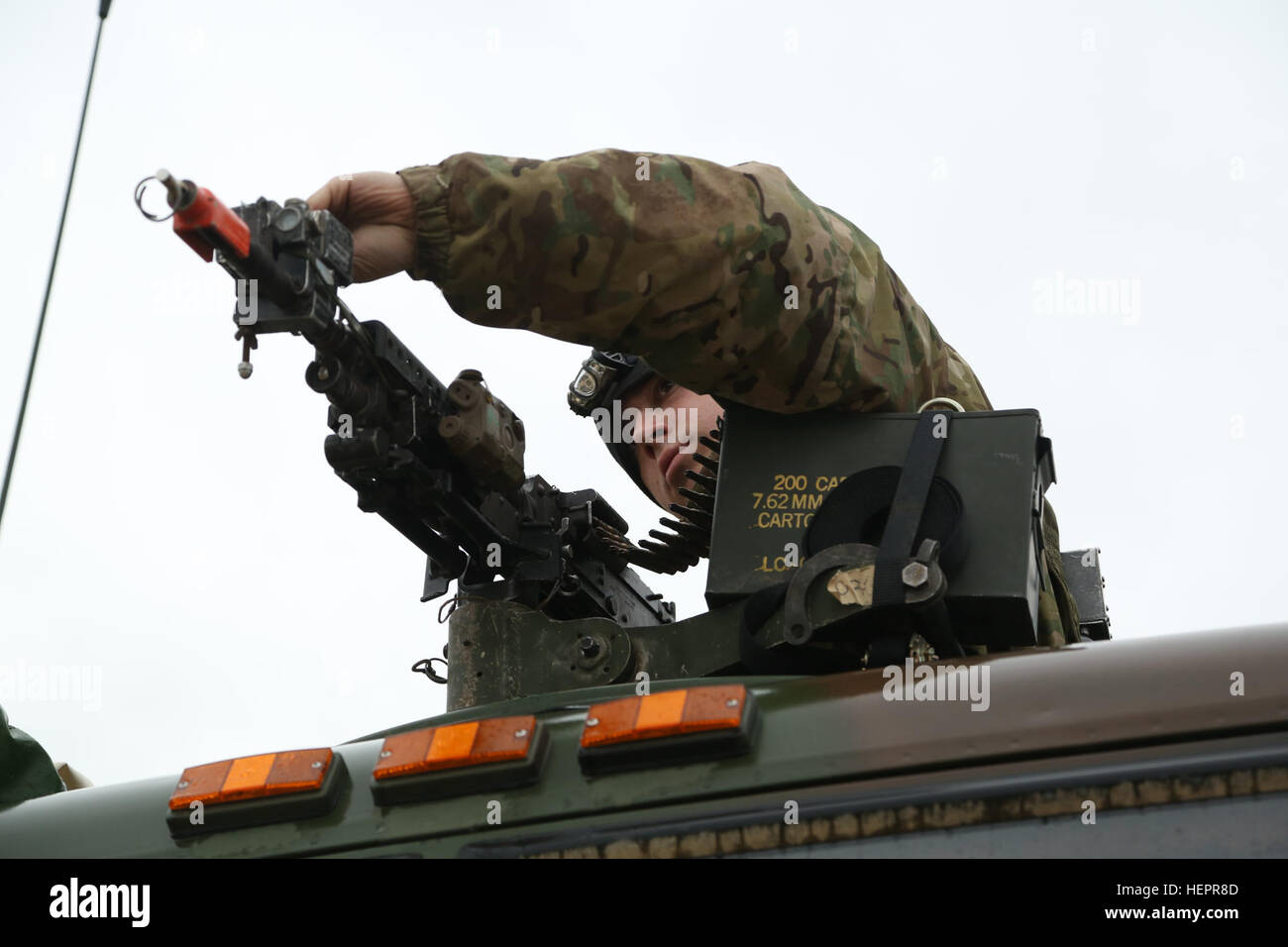 U.S. Army Spc. Ian Watson of Delta Troop, 1st Squadron, 91st Cavalry ...