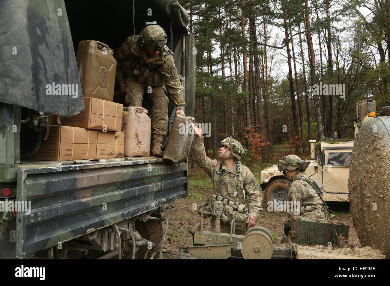 U.S. Soldiers of Delta Troop, 1st Squadron, 91st Cavalry Regiment ...