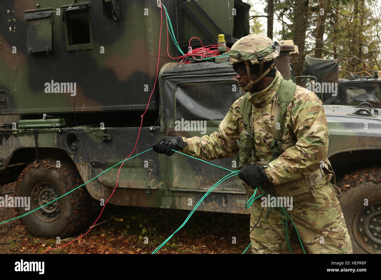 A U.S. Soldier of Delta Troop, 1st Squadron, 91st Cavalry Regiment ...
