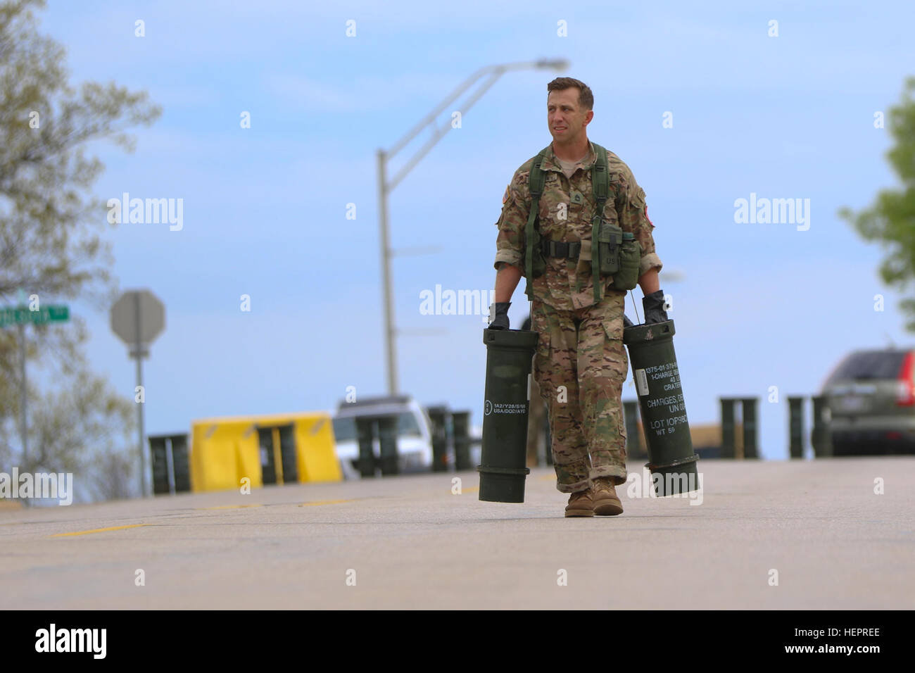 Sgt. 1st Class Tim Shay, a Paratrooper assigned to 307th Engineer ...
