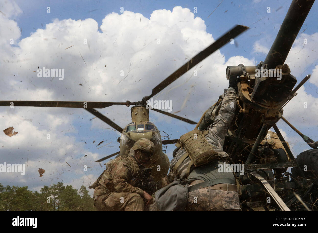 Airborne Artillerymen, assigned to 1st Battalion, 319th Airborne Field Artillery Regiment, 82nd ...