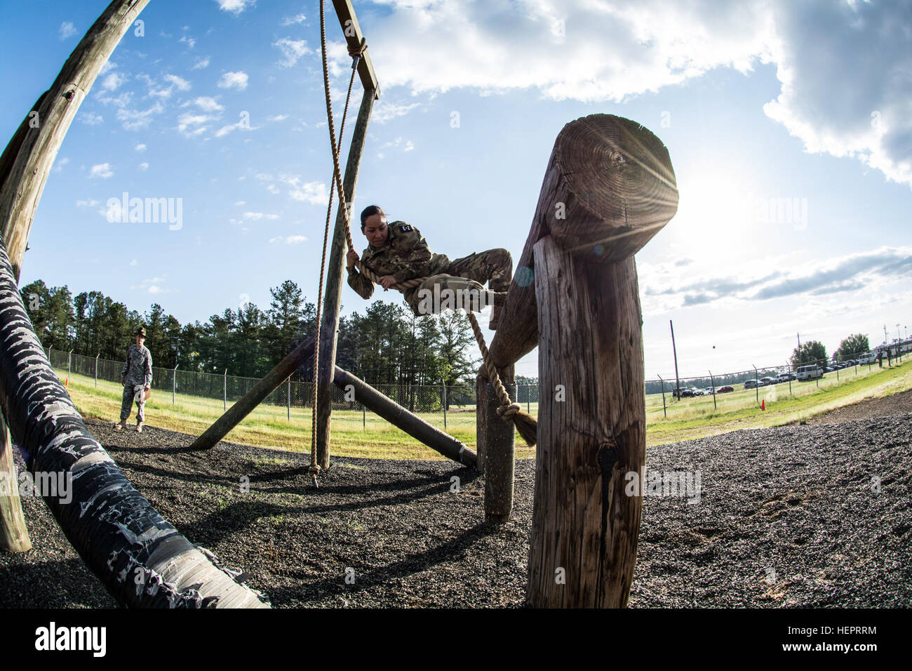 Army Reserve Spc. Kayla Bundy, 108th Training Command (IET), tackles ...