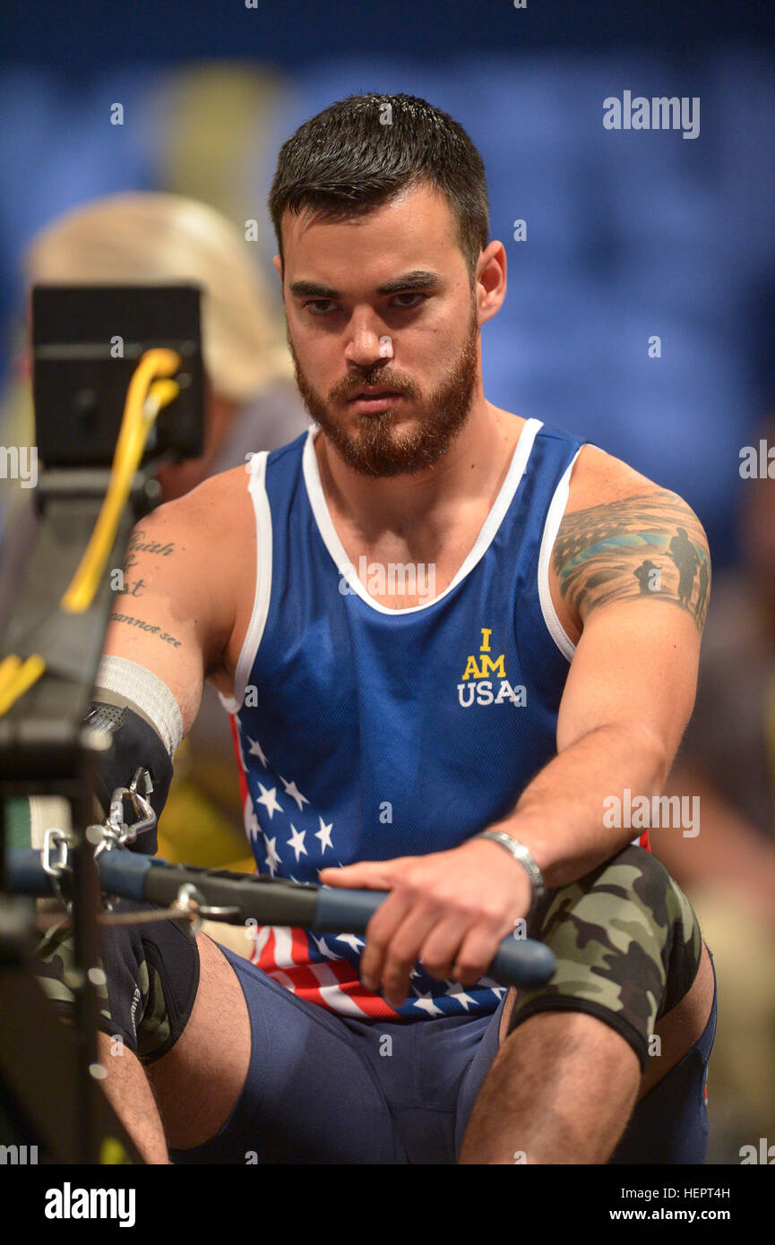 U.S. Air Force Staff Sgt. Daniel Crane, a wounded warrior with Team US ...