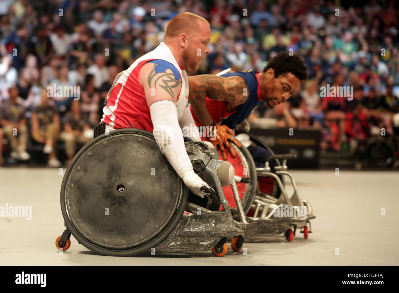 U.S. Marine Corps Veteran Anthony McDaniel pulls defensive manuevers ...