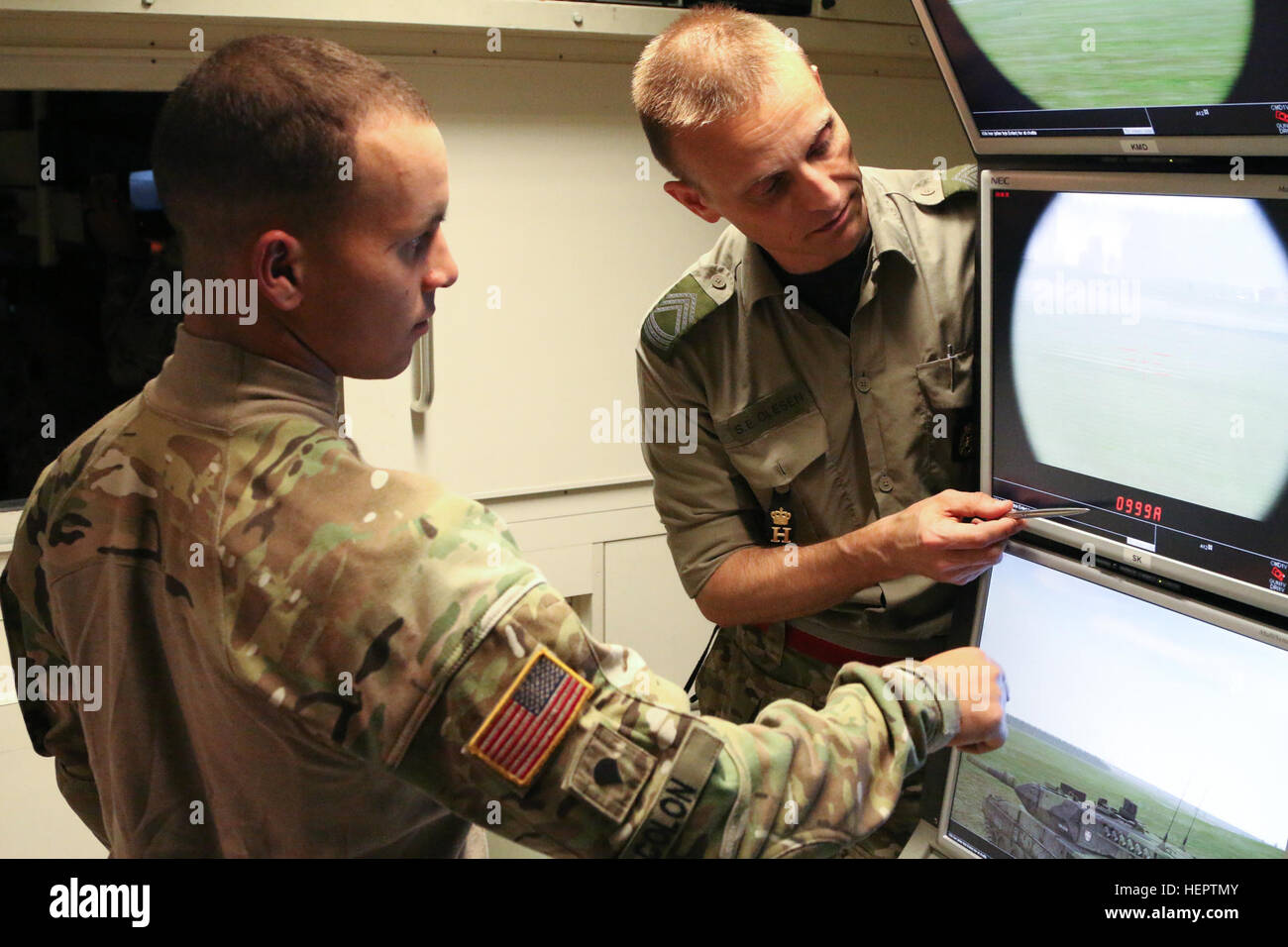 Warrant Officer Class II Soeren Olesen, a master gunner and instructor ...