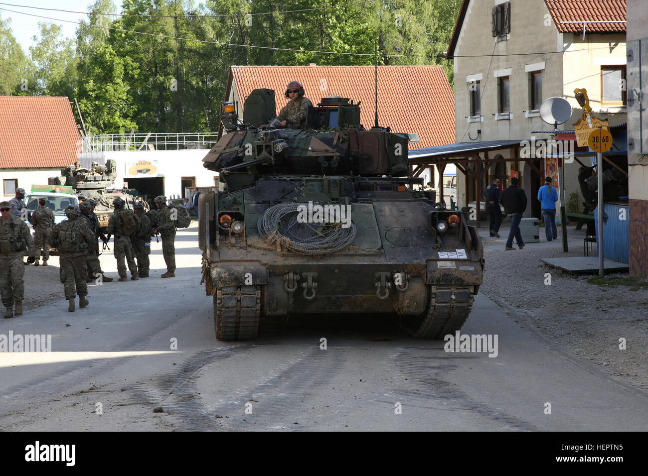 U.S. Soldiers of 5th Squadron, 7th Cavalry Regiment, 3rd Infantry ...