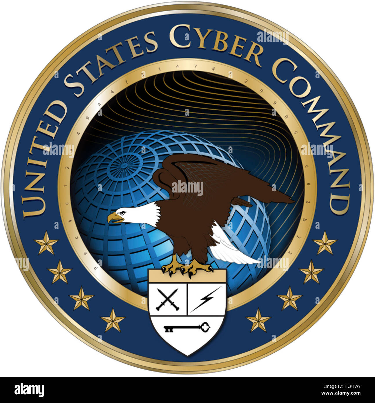 Seal of the United States Cyber Command Stock Photo - Alamy