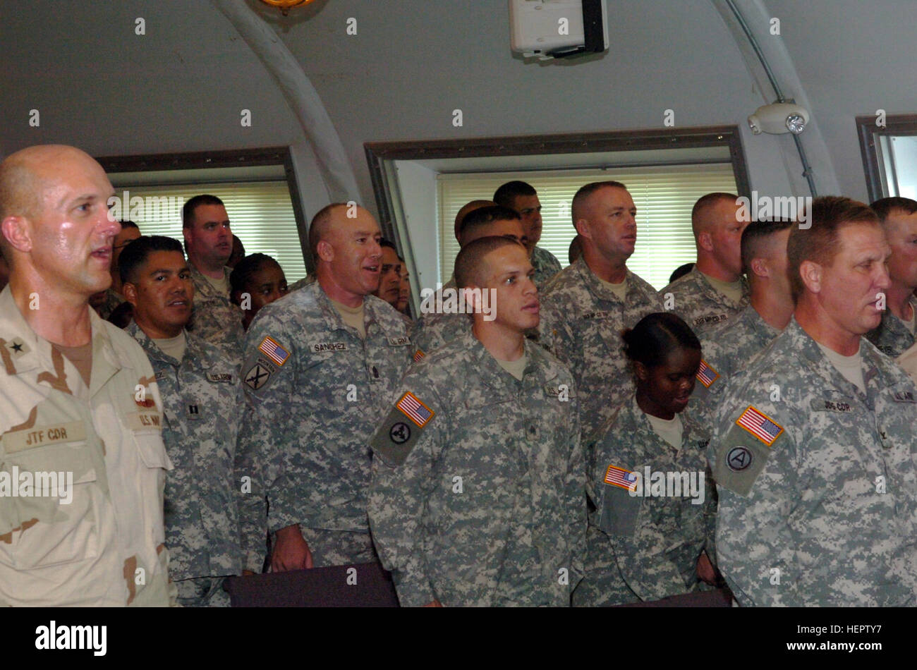 The conclusion of the 67th Military Police Regimental Birthday ceremony ...