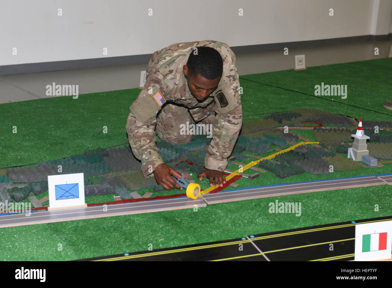 A Soldier assigned to the 173rd Airborne Brigade, headquartered in ...