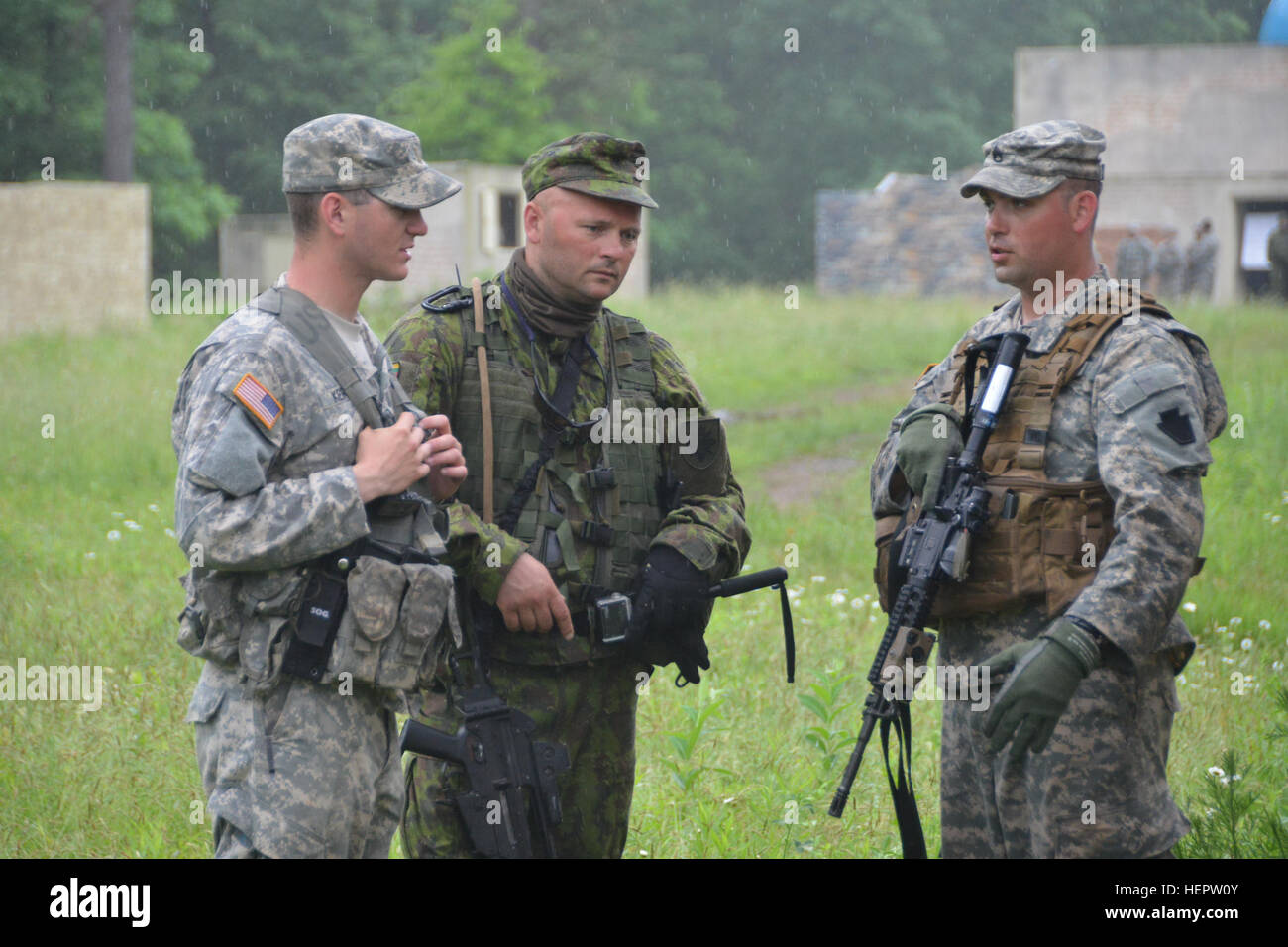 Members of the PA National Guard's 2-112th Infantry Battalion, 56th ...