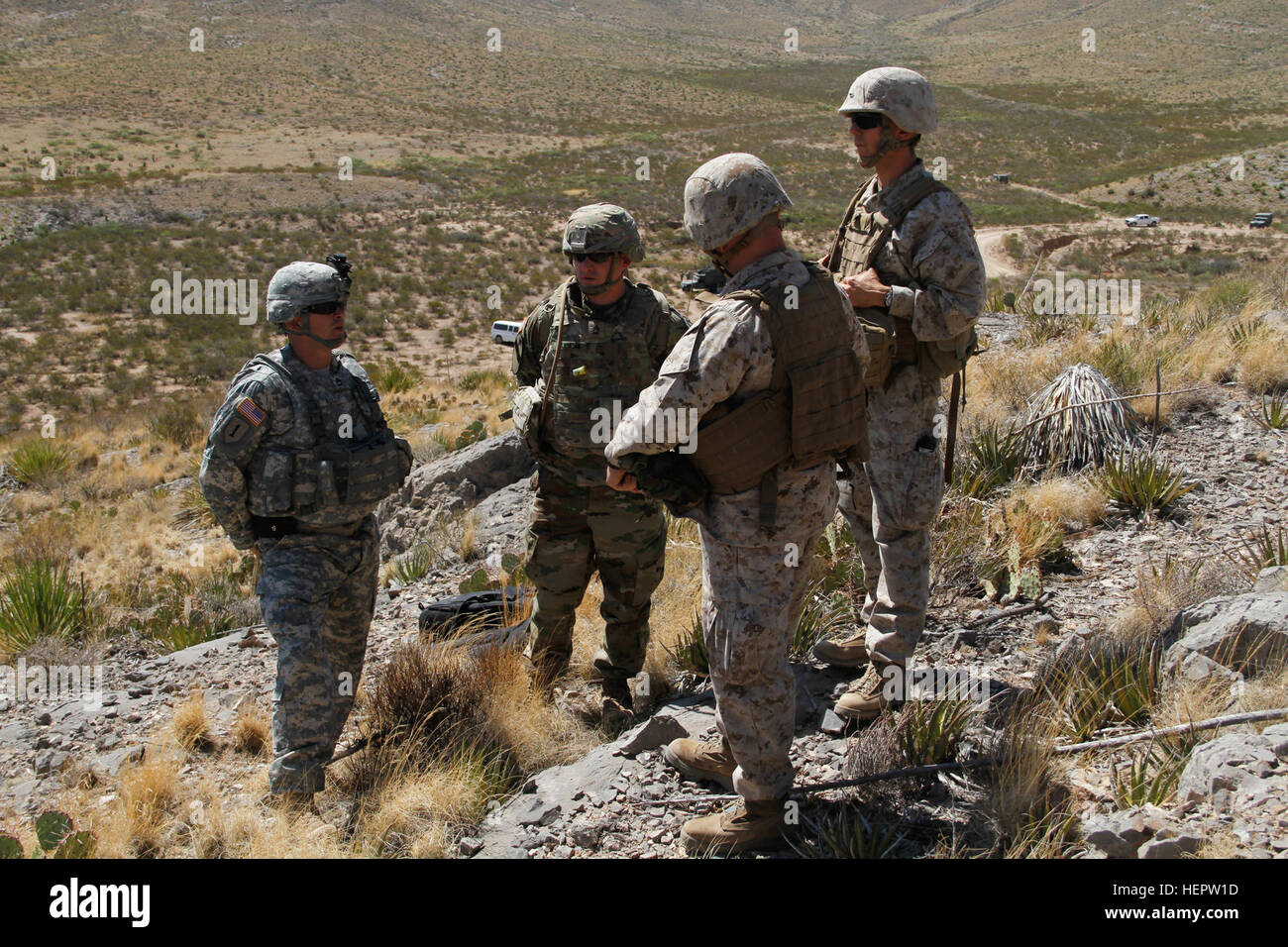 From left, Sgt. 1st Class Jason Ruiz and Sgt. 1st Class Shaun Wilkinson ...