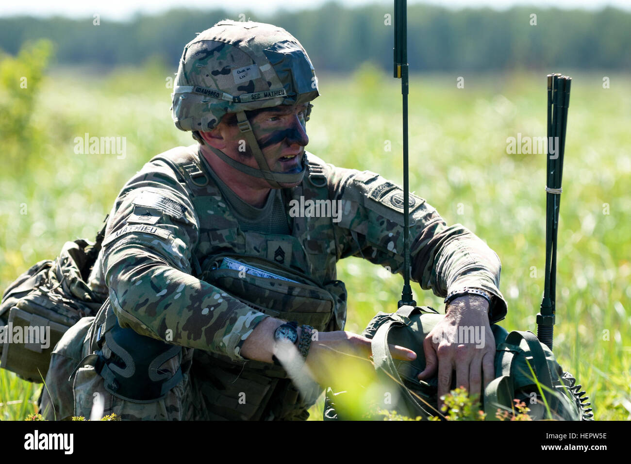 Paratroopers from the 82nd Airborne Division, along with Polish and U.K ...