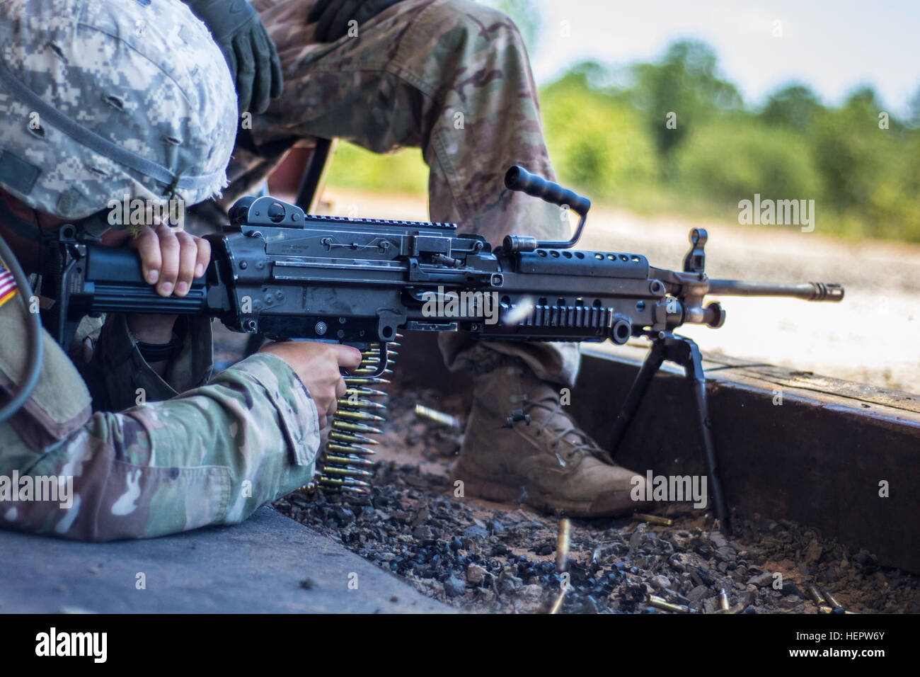 A Soldier in his 6th week of Basic Combat Training with Co. A, 3rd Bn ...
