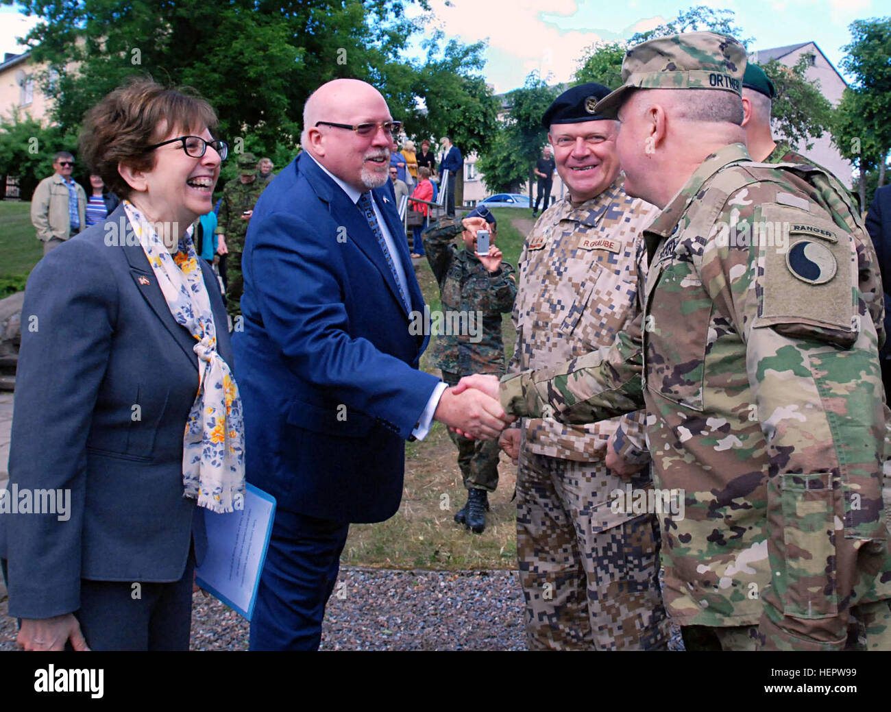 Brig. Gen. Blake C. Ortner, commanding general of the Virginia National ...