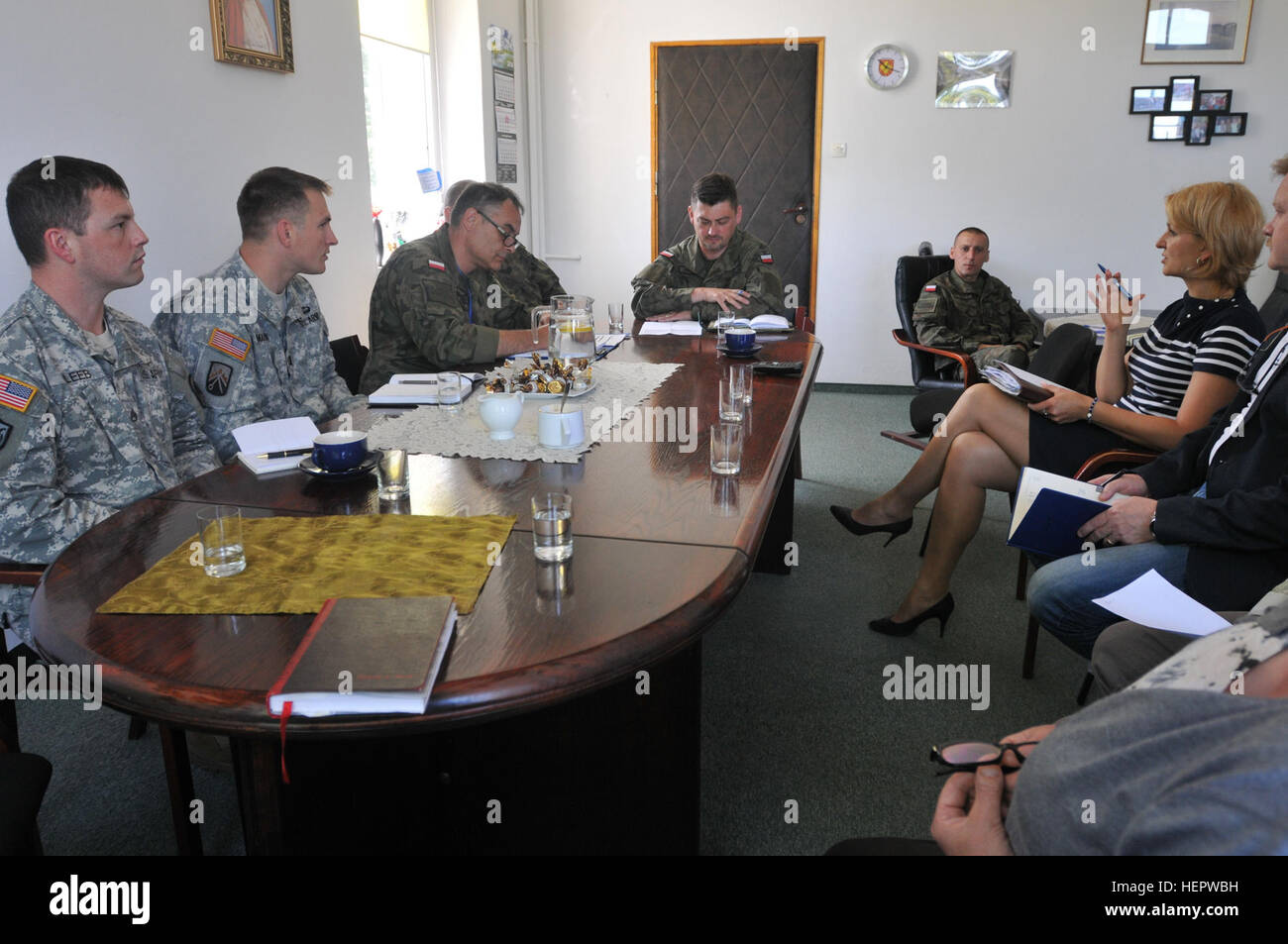 Capt. Niels Madsen and Staff Sgt. Arthur Kleeb of the 457th Civil ...