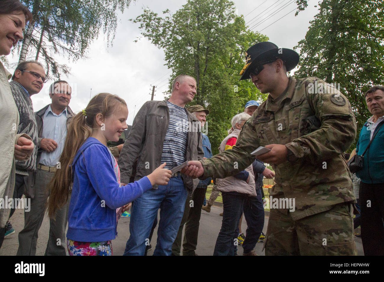 U.S Army Sgt. Chaz Johnson, an Armor Crewman assigned to 4th Squadron ...
