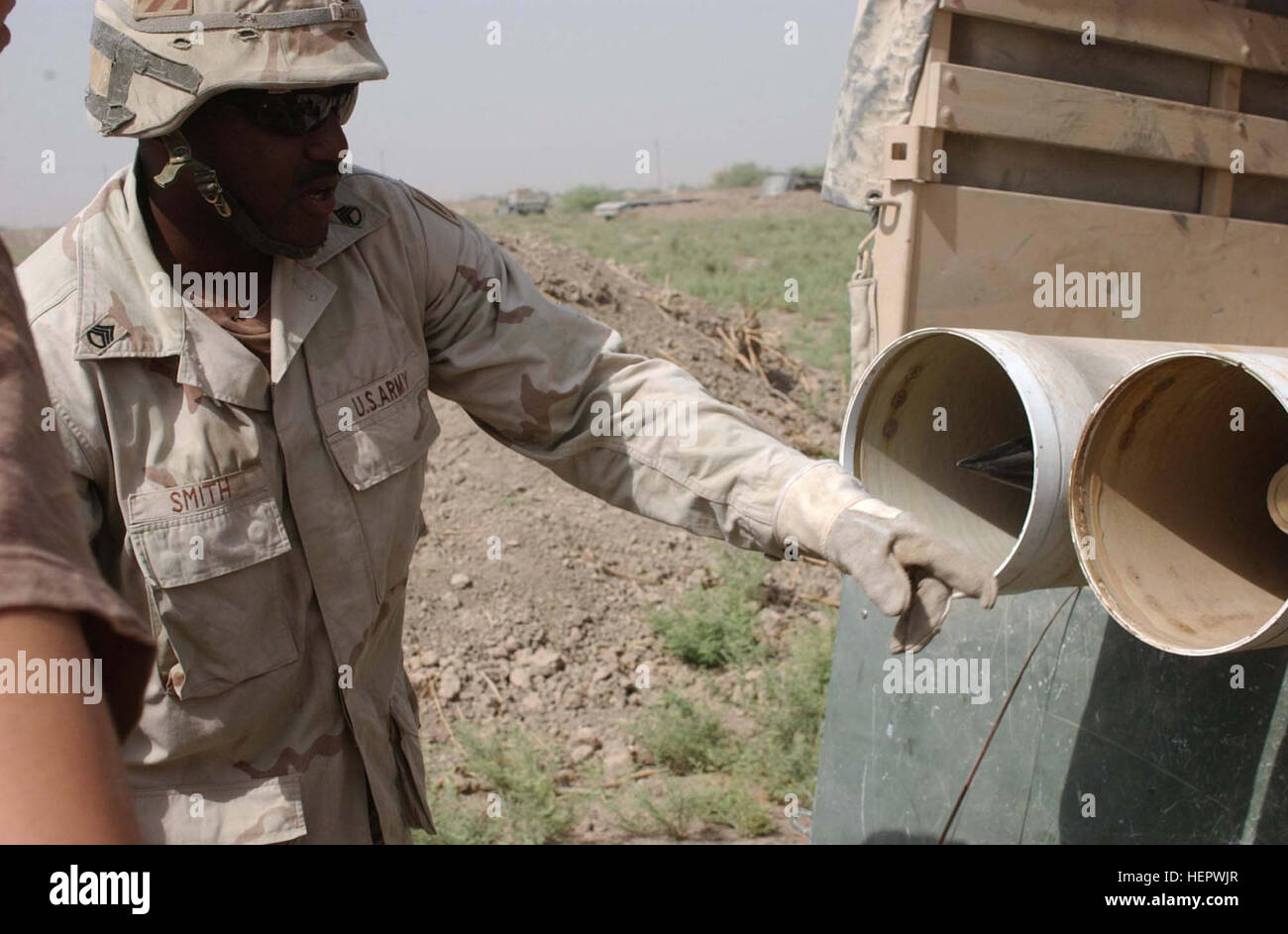 Staff Sgt. James Smith, from A Company, 10th Engineer Battalion, 3rd ...