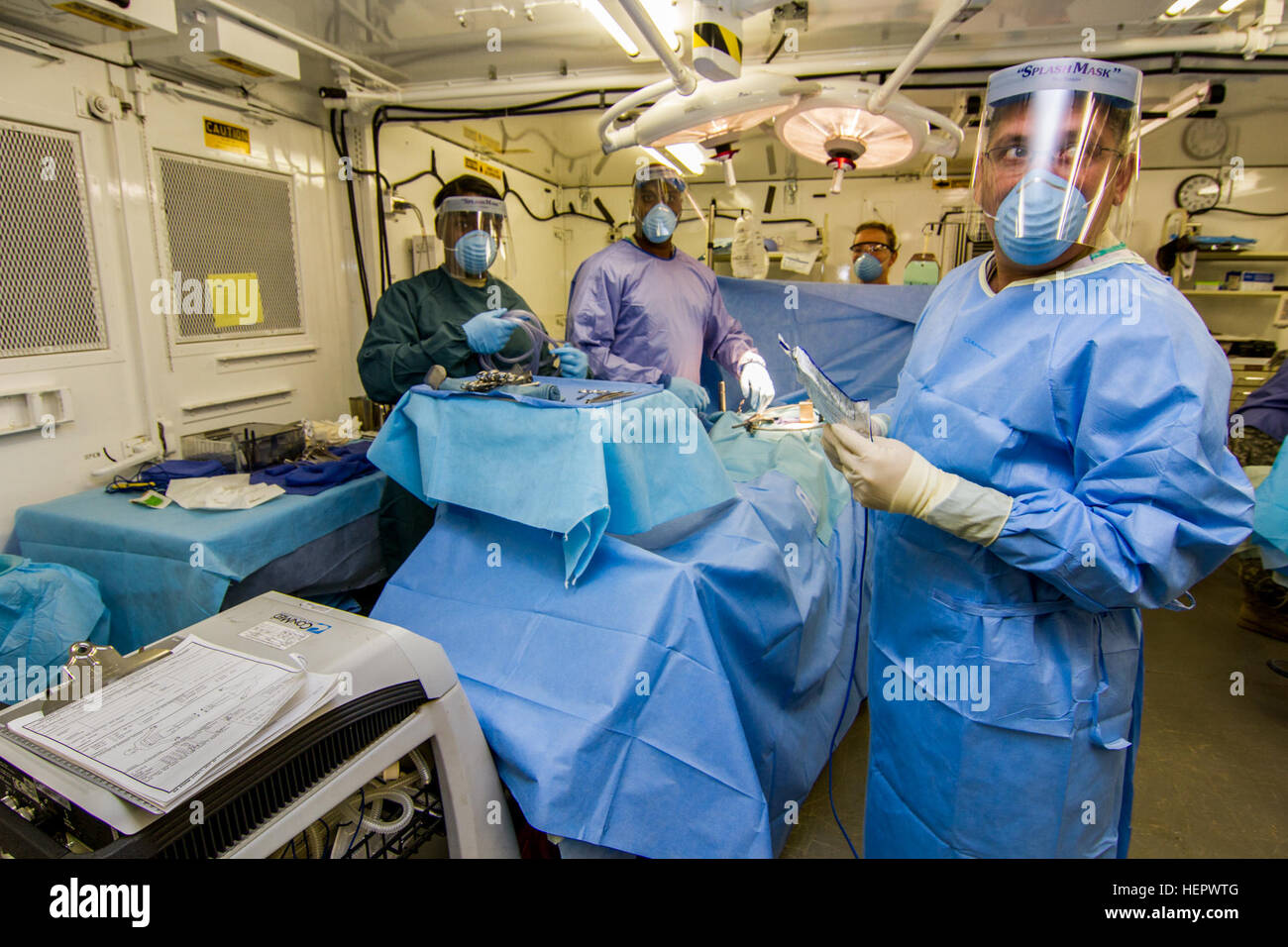 U.S. Army Reserve Soldiers, 325th Combat Support Hospital, Independence ...