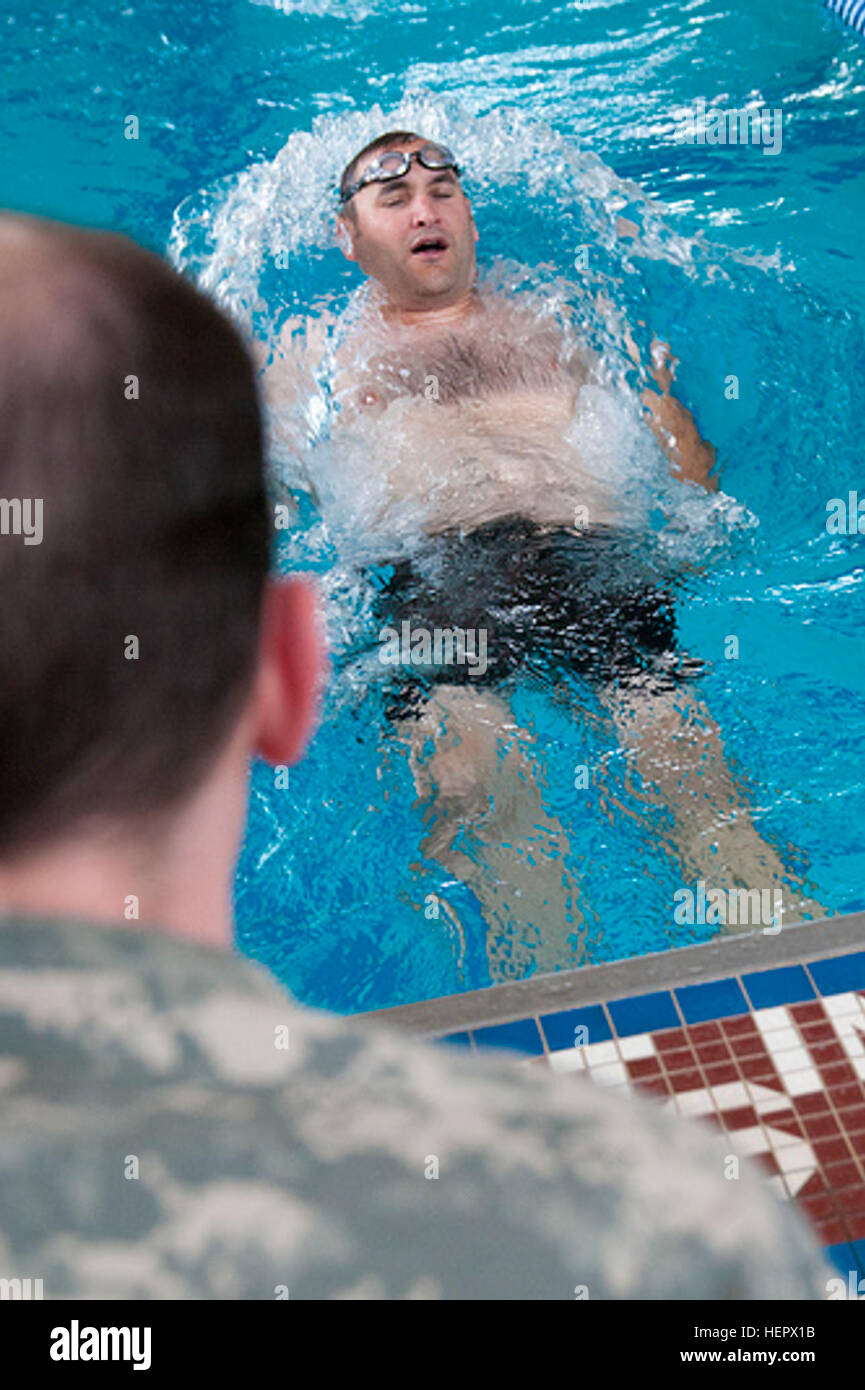 Staff Sgt. Arend Meijer, 415th Civil Affairs Battalion uses the ...