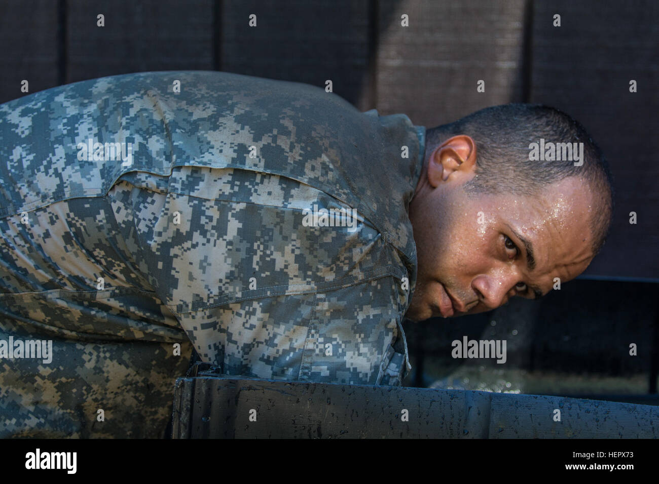 A Drill sergeant candidate at the United States Army Drill Sergeant ...
