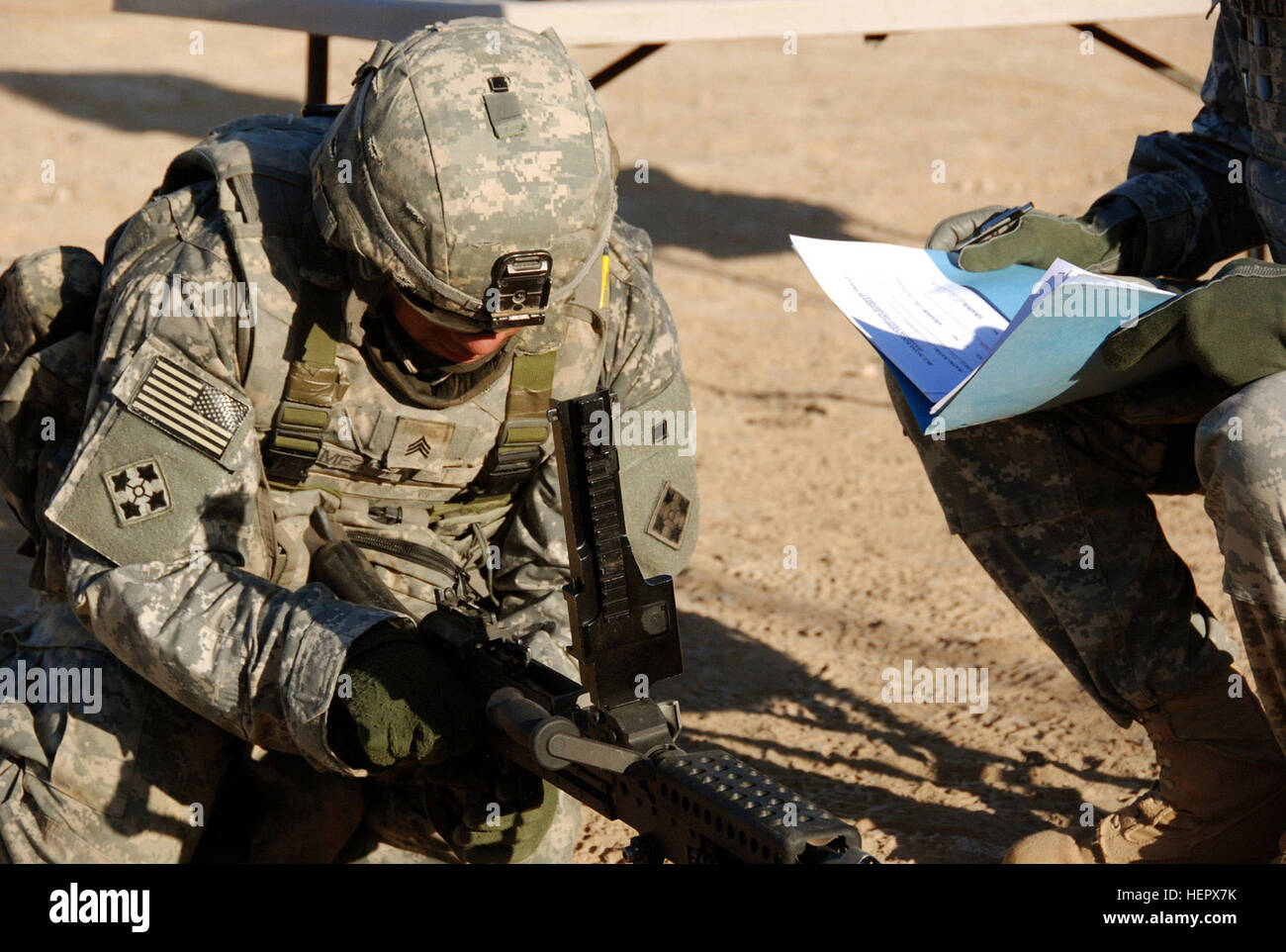 A Multi-National Division – Baghdad Soldier operationally attached to ...
