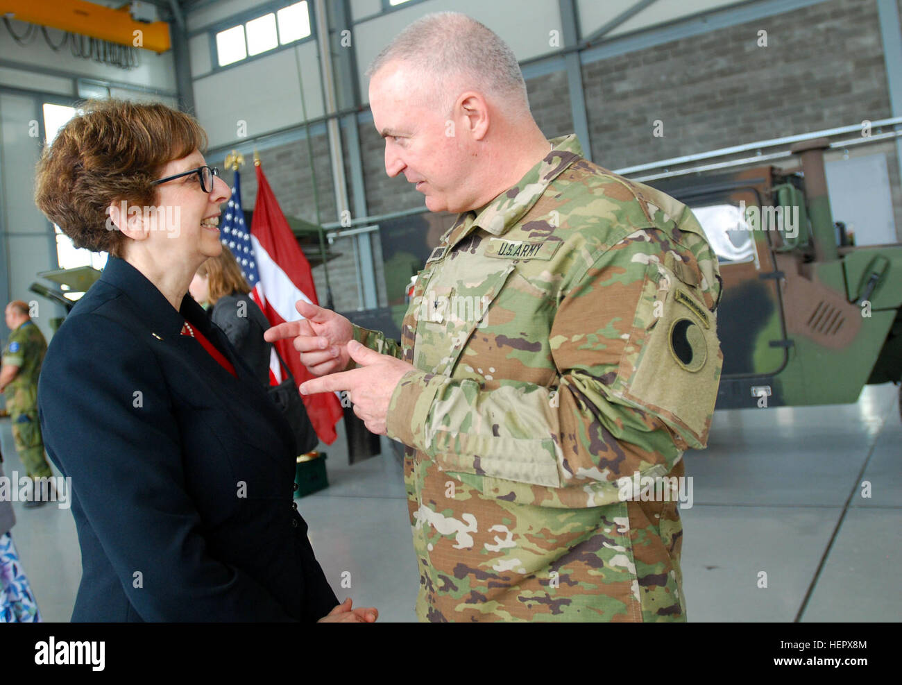 Brig. Gen. Blake C. Ortner, 29th Infantry Division commanding general ...
