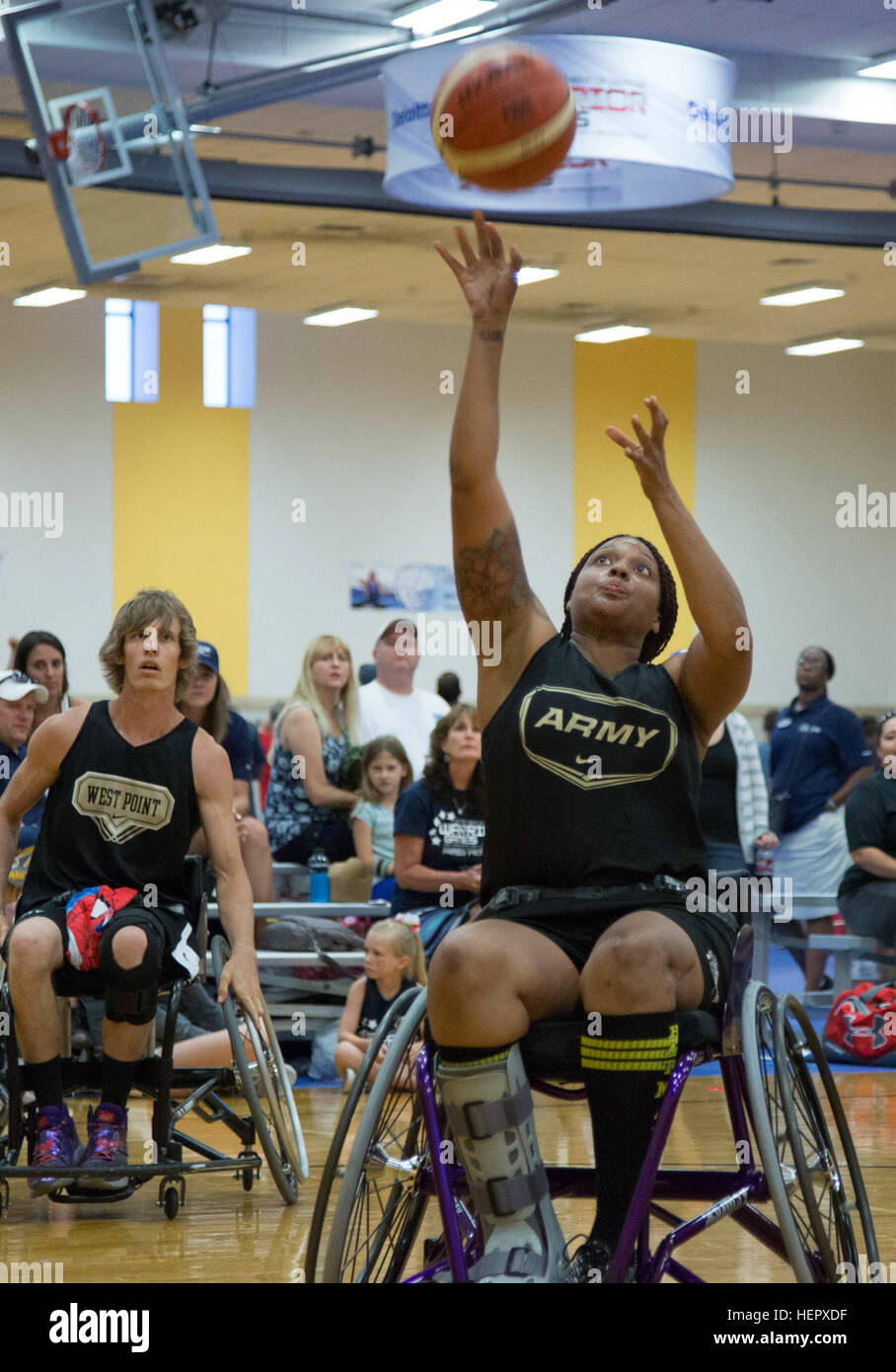 U.S. Army Spc. Stephanie Morris, of the Warrior Transition Unit, Walter ...