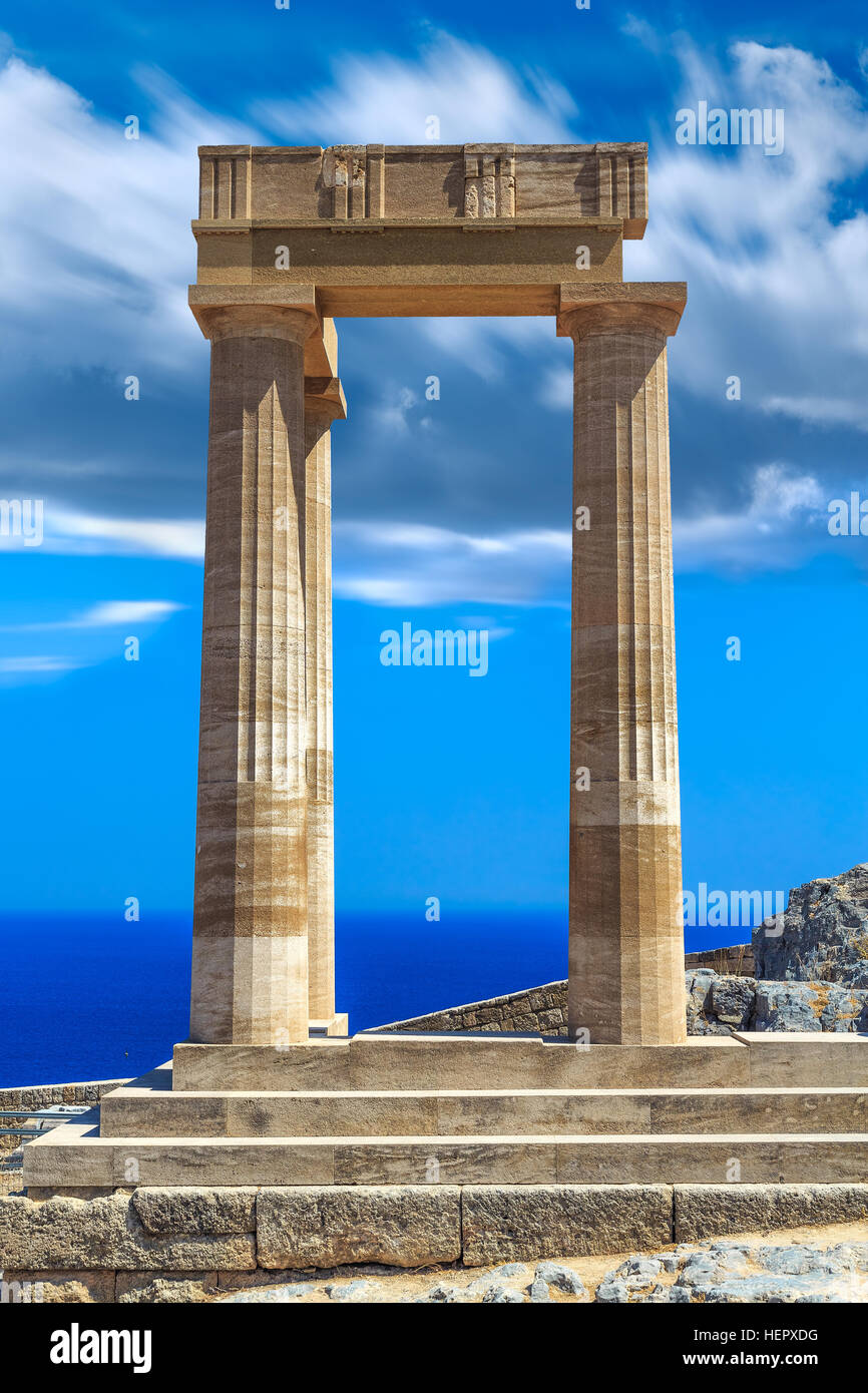Old ruins, Attica, Athens, Greece Stock Photo - Alamy