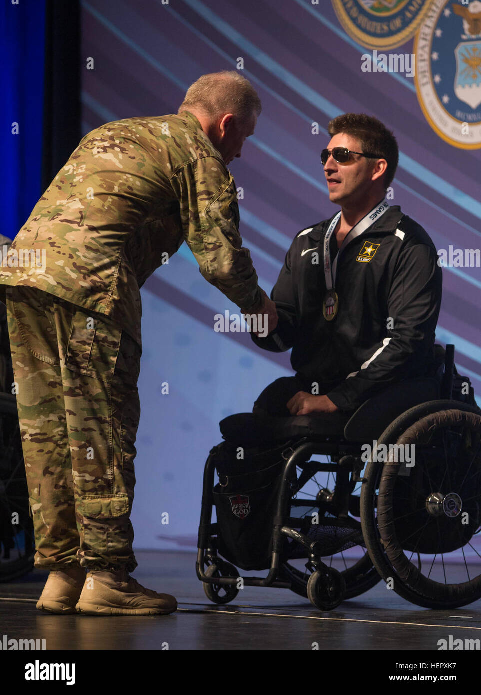 U.S. Army Veteran, Staff Sgt. Timothy Payne, of Amherst, New York, is ...