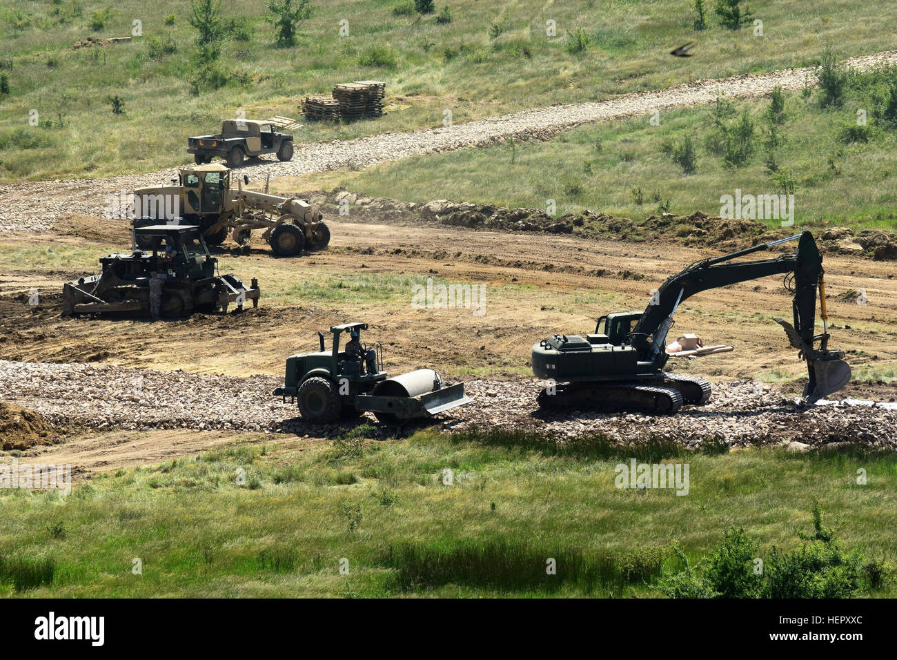Soldiers with the 168th Engineer Brigade, Mississippi Army National ...