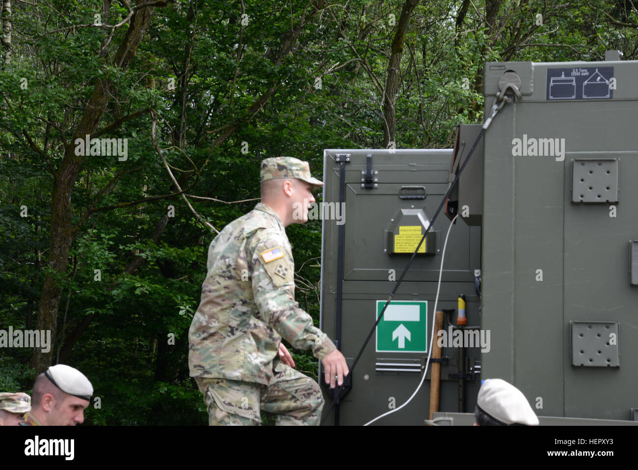 U.S. Army Lt. Col. Nicholas E.Prisco, Commander, 39th Signal Battalion ...