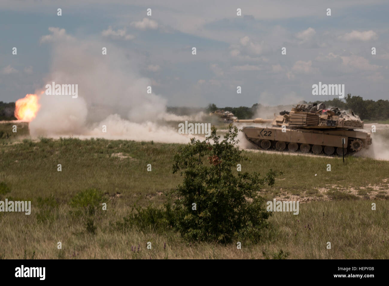 Three M1A2 Abrams tank crews from Company B, 3rd Battalion, 8th Cavalry ...
