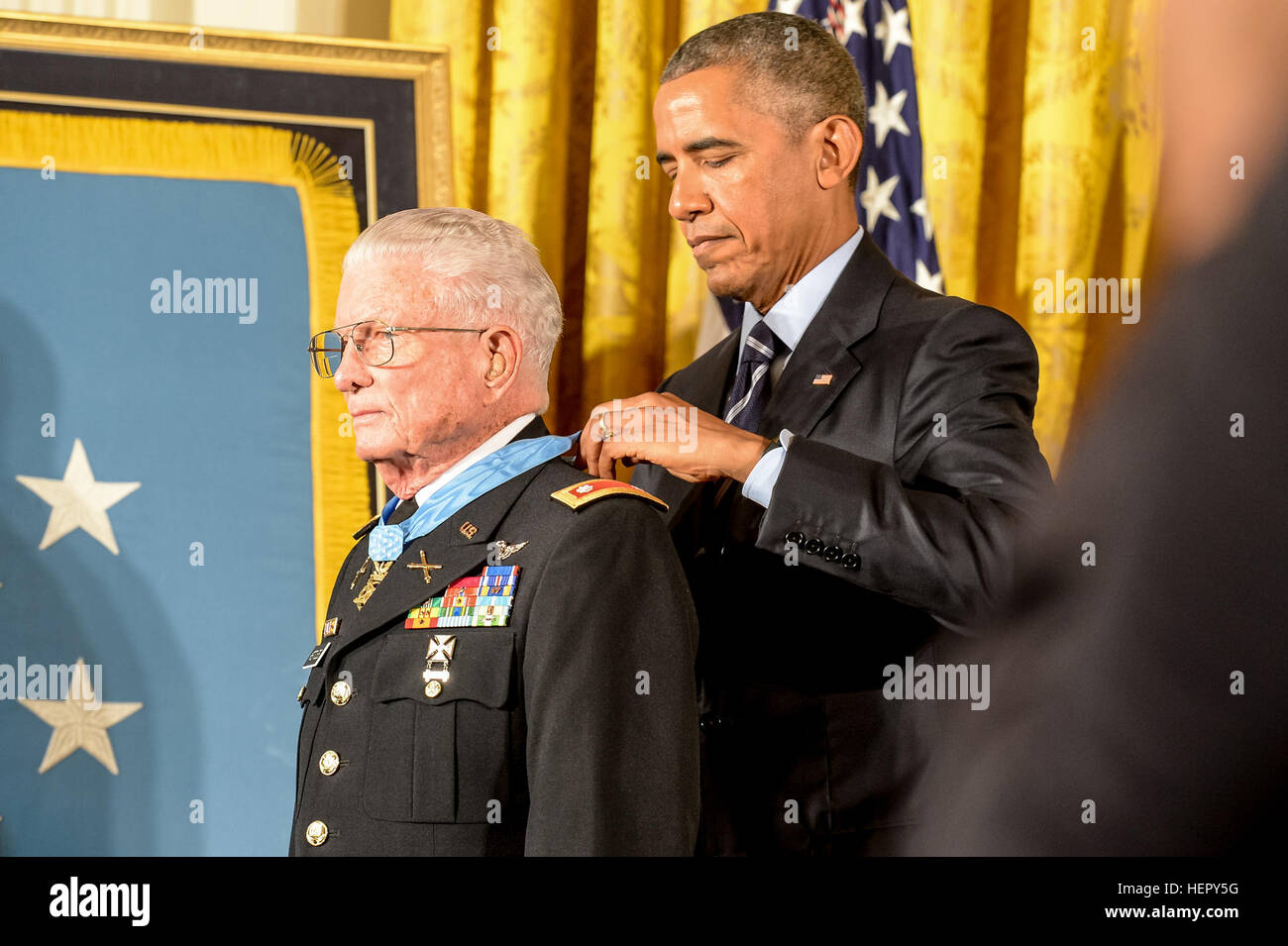 Retired U.S. Army Lt. Col. Charles Kettles is awarded the Medal of ...