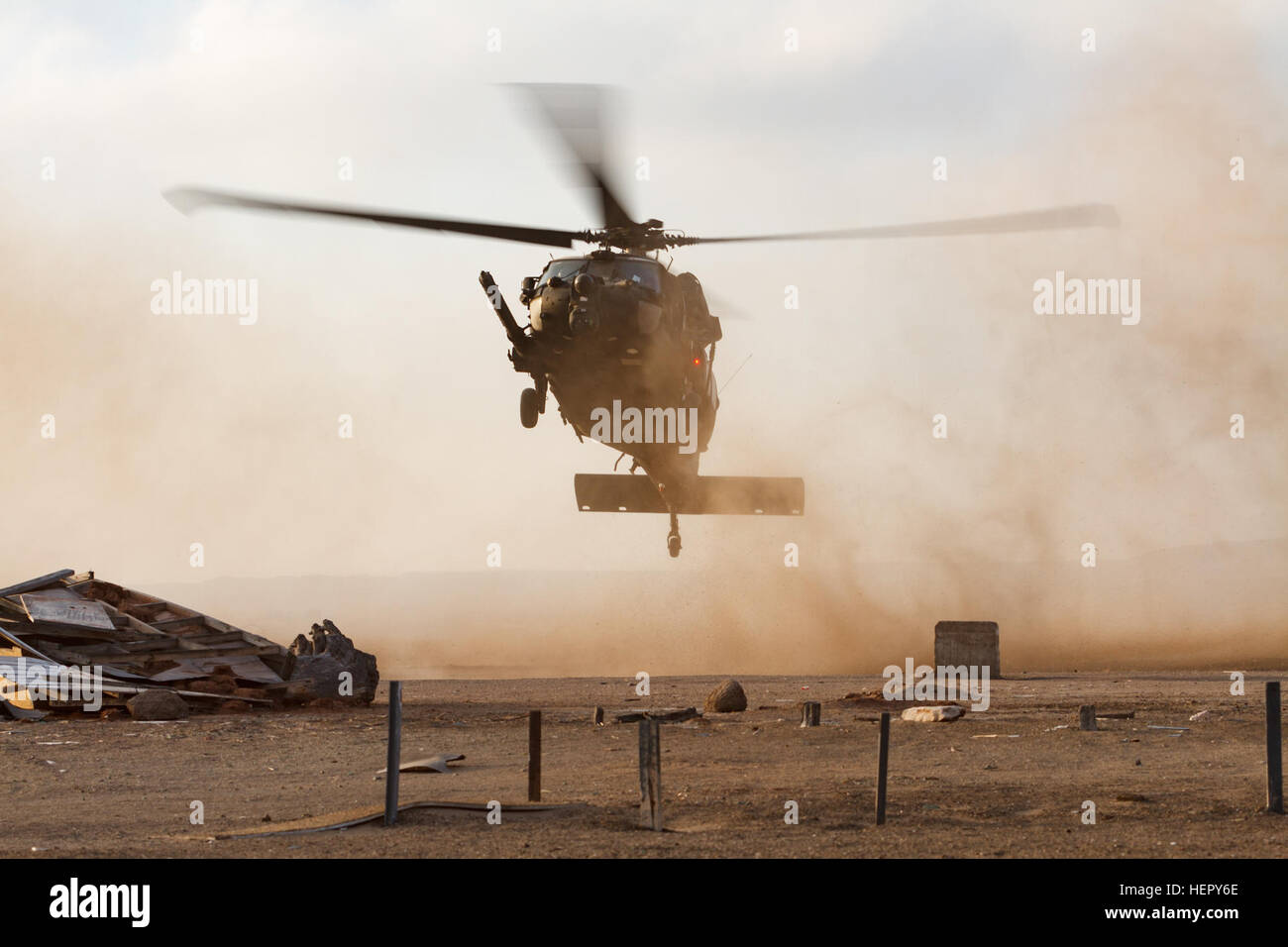 A Special Operations Command South assigned U.S. Army MH-60 Blackhawk ...