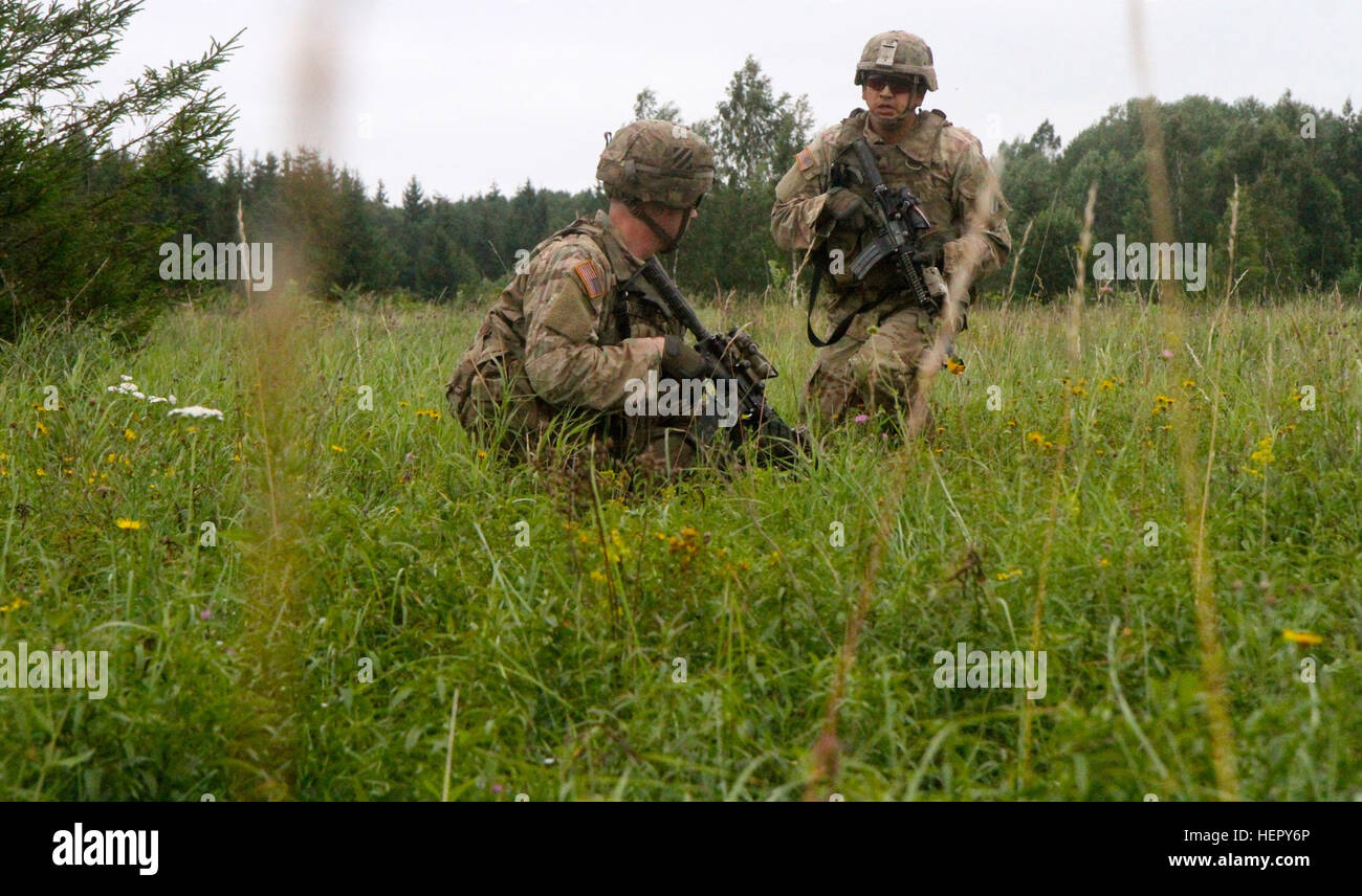 Soldiers from Company A, 3rd Battalion, 69th Armor Regiment, 1st ...