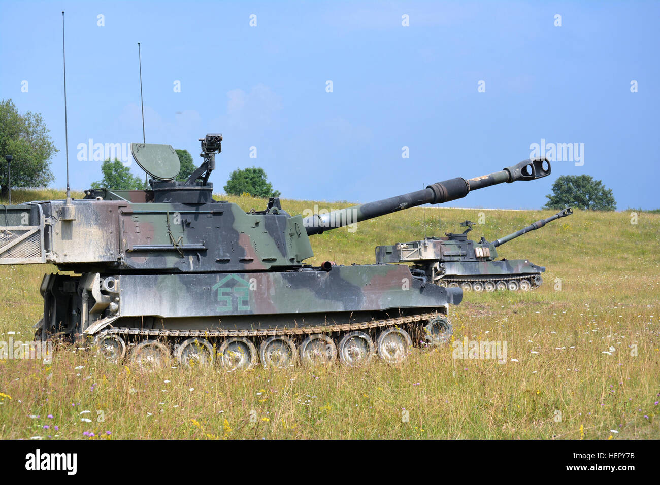 M109A6 Paladins from Battery A, 1st Battalion, 41st Field Artillery ... M109A6 Paladins from Battery A, 1st Battalion, 41st Field Artillery ...